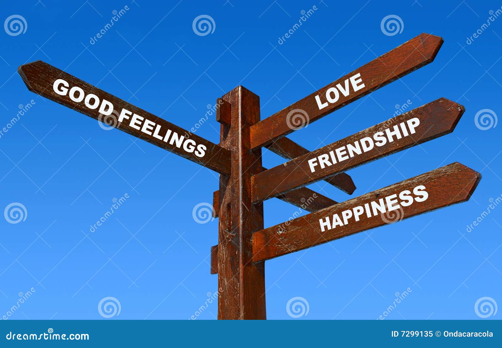 Good feelings stock image. Image of sign, future, wood - 7299135