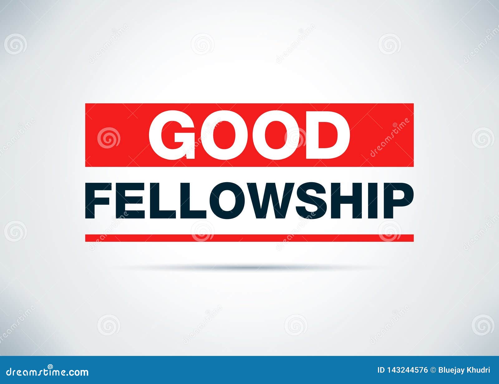 Good Fellowship Abstract Flat Background Design Illustration Stock ...