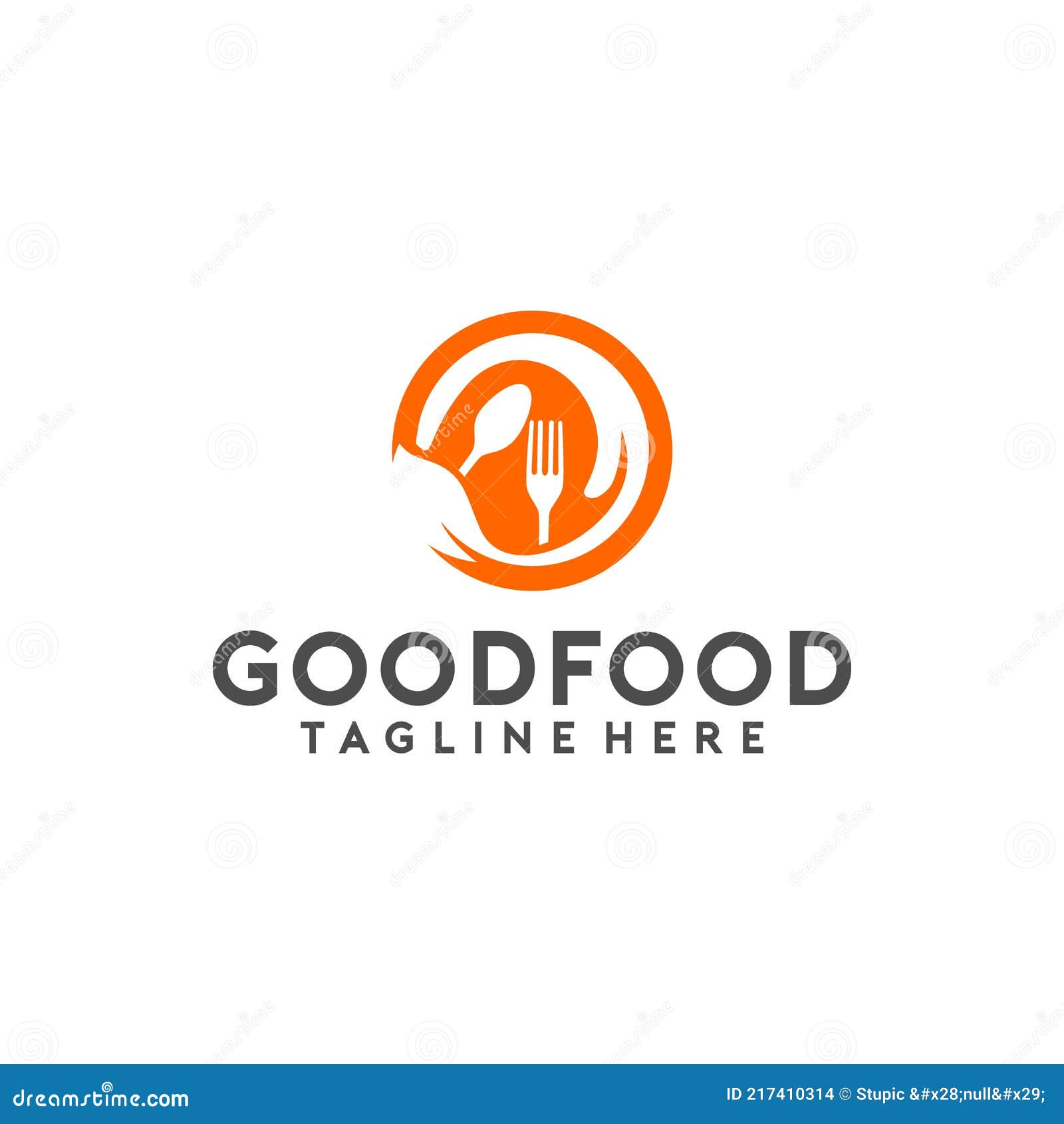 Good Food Logo Concept for Food Logo Vector. Stock Vector ...