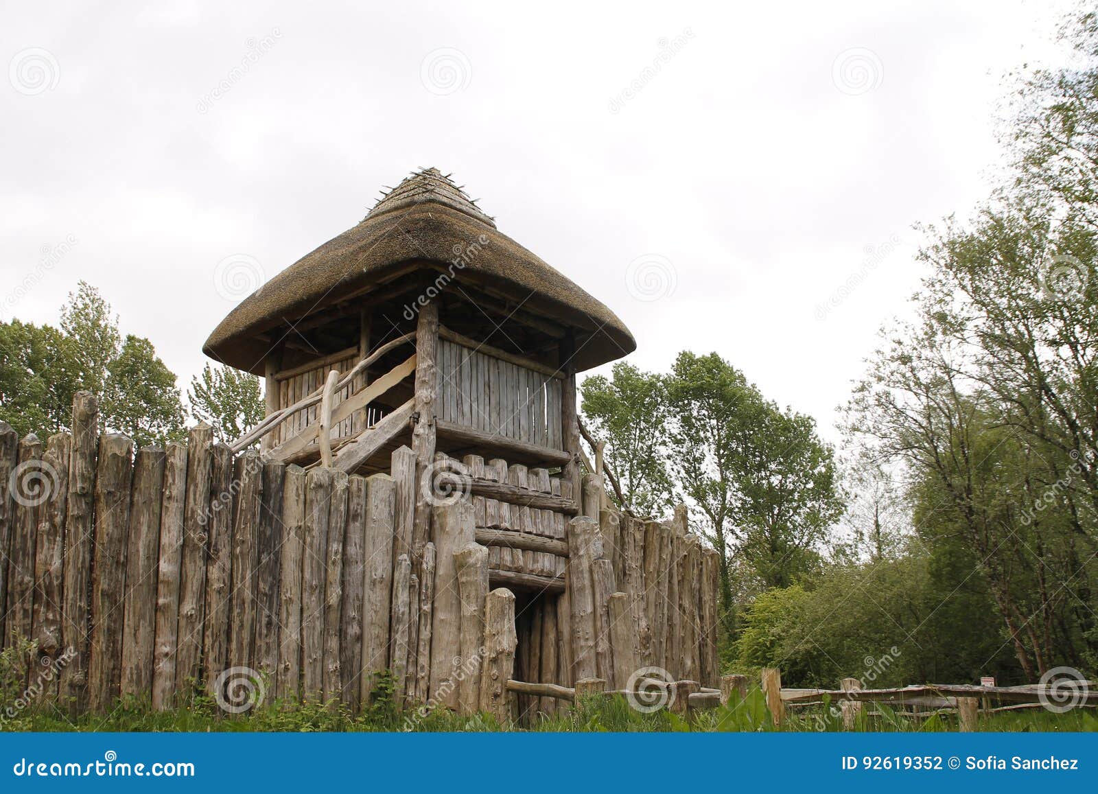 Good fort stock photo. Image of impaled, trunk, vegetation - 92619352