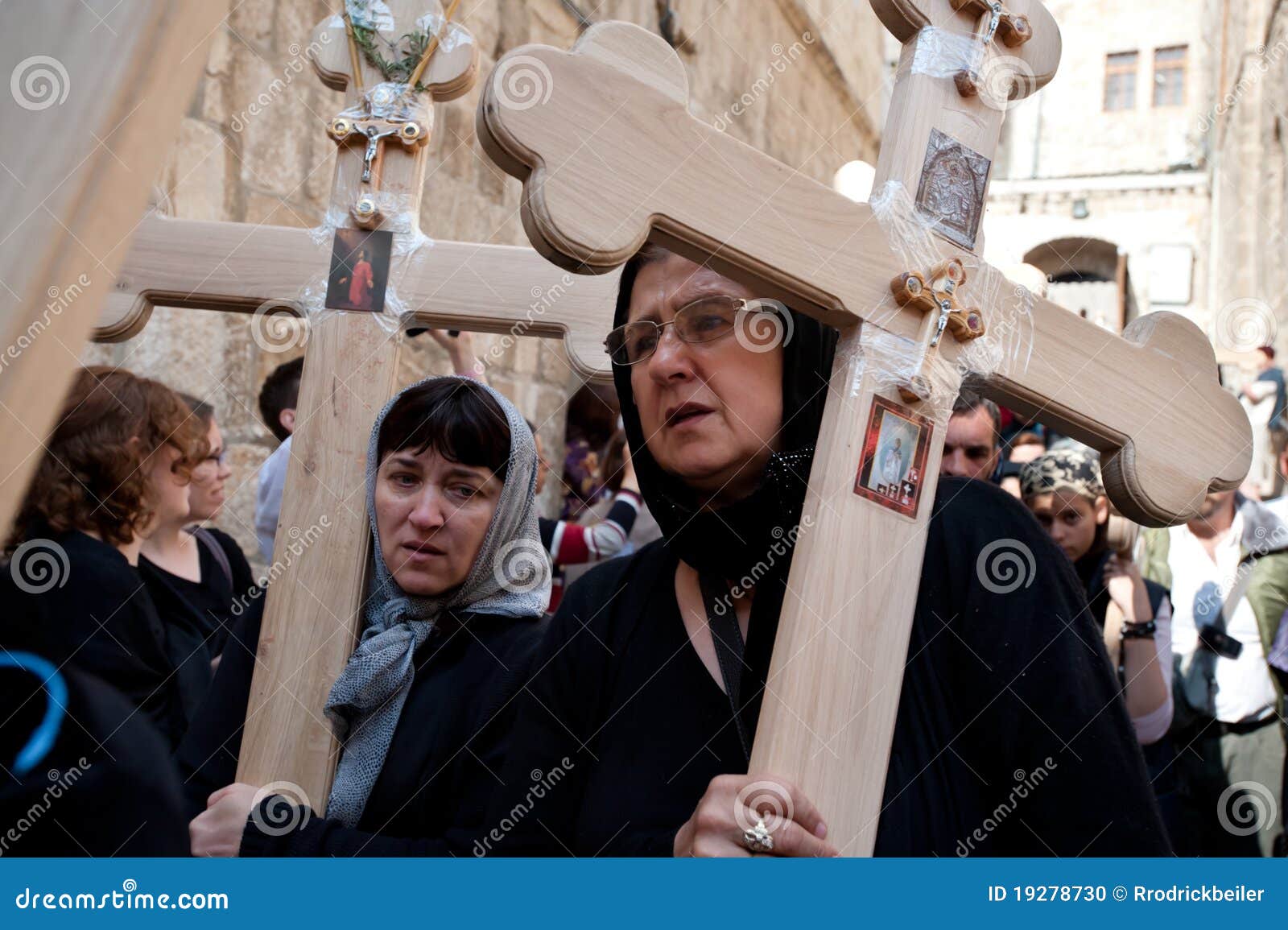 Good Friday in Jerusalem editorial image. Image of dolorosa - 19278730