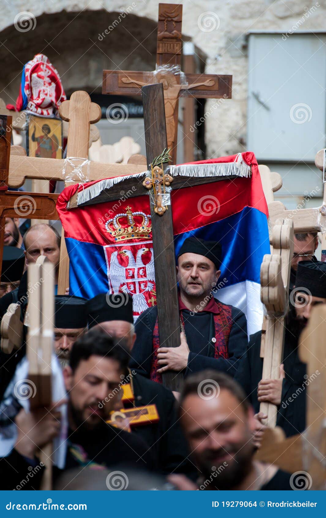 Good Friday in Jerusalem editorial stock image. Image of procession ...