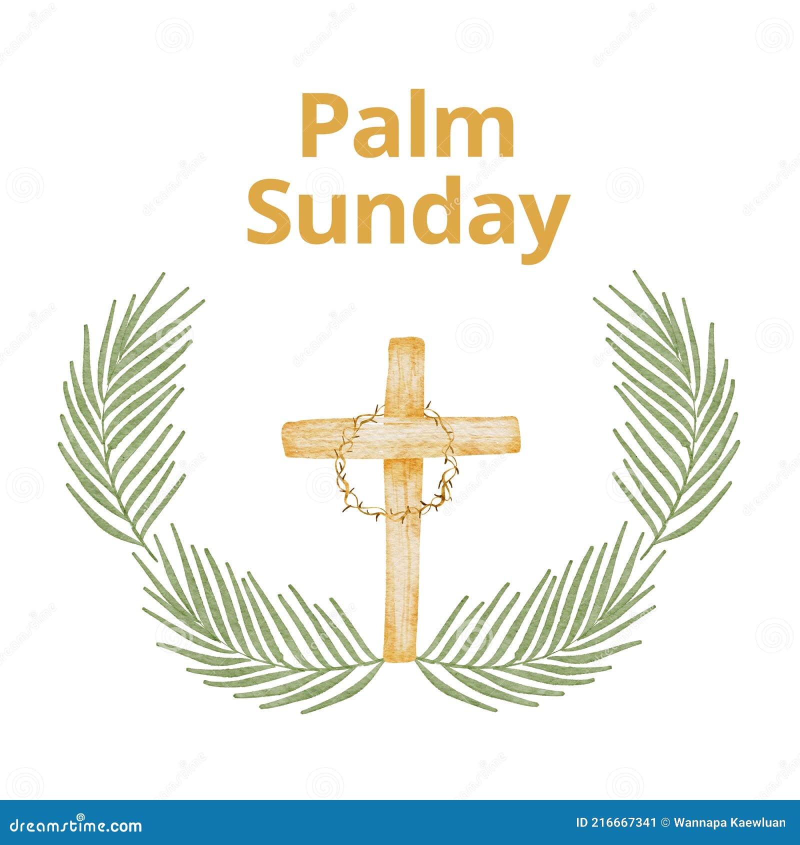 Good Friday Poster Watercolor Stock Illustration - Illustration of ...