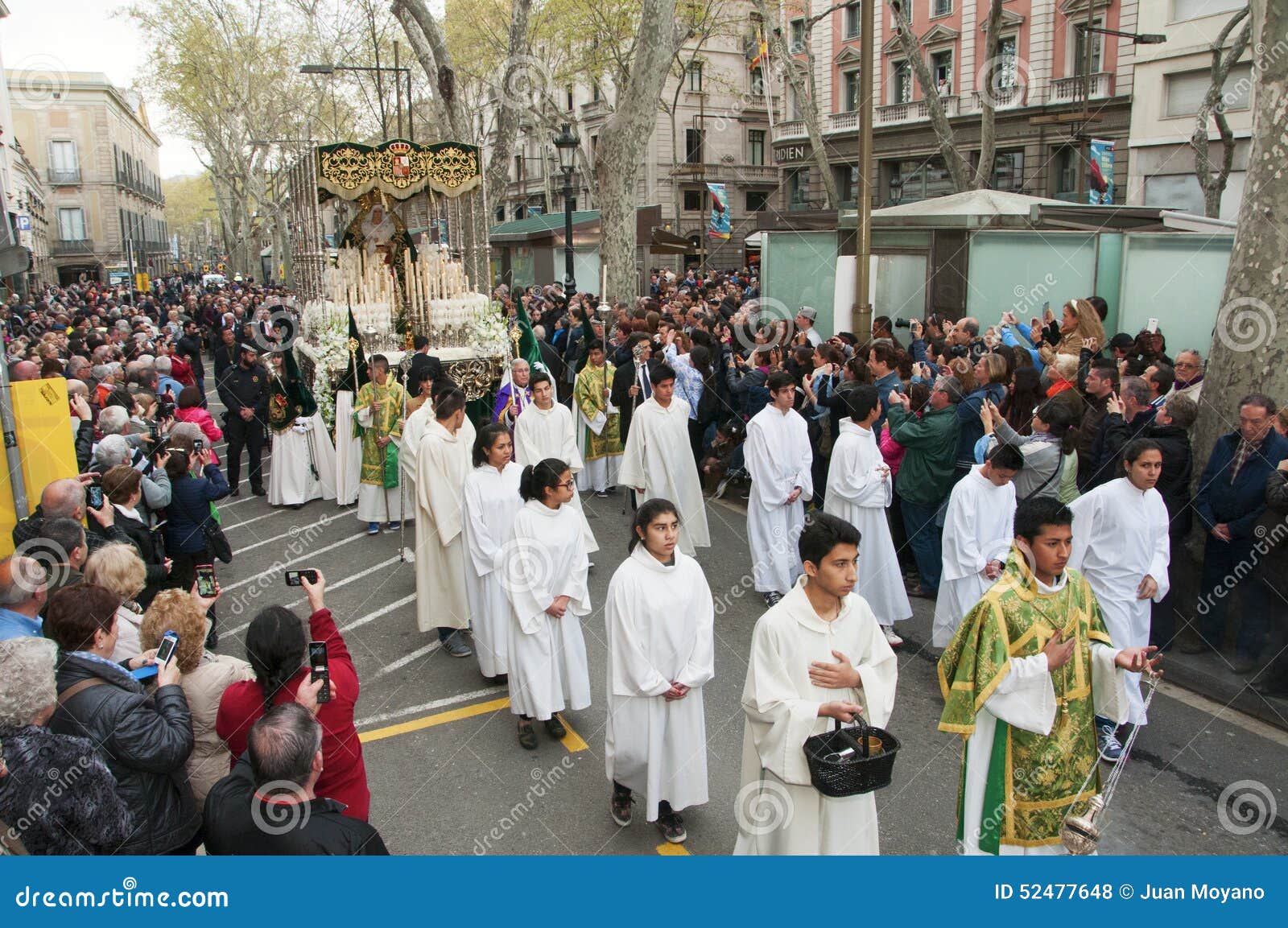 Good Friday Procession in Barcelona, Spain Editorial Stock Photo ...