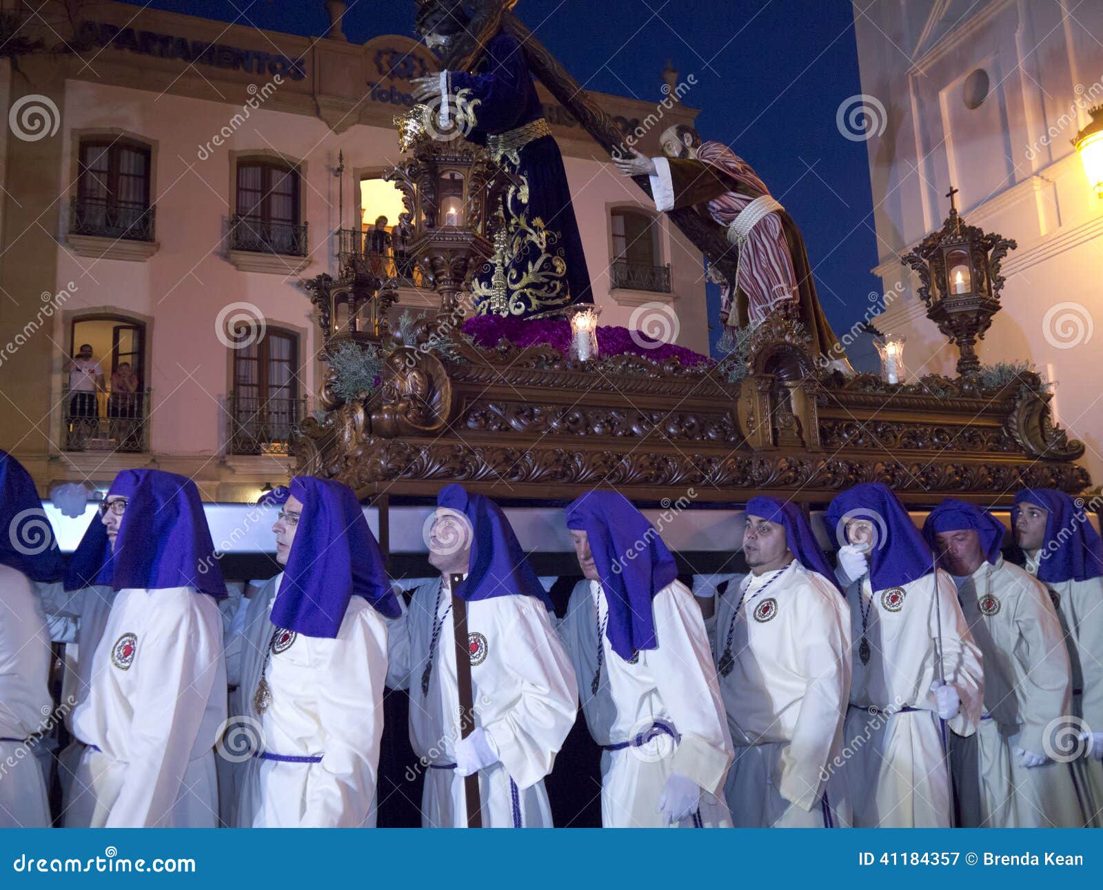 Good Friday Procession in Nerja Spain Editorial Photography - Image of ...