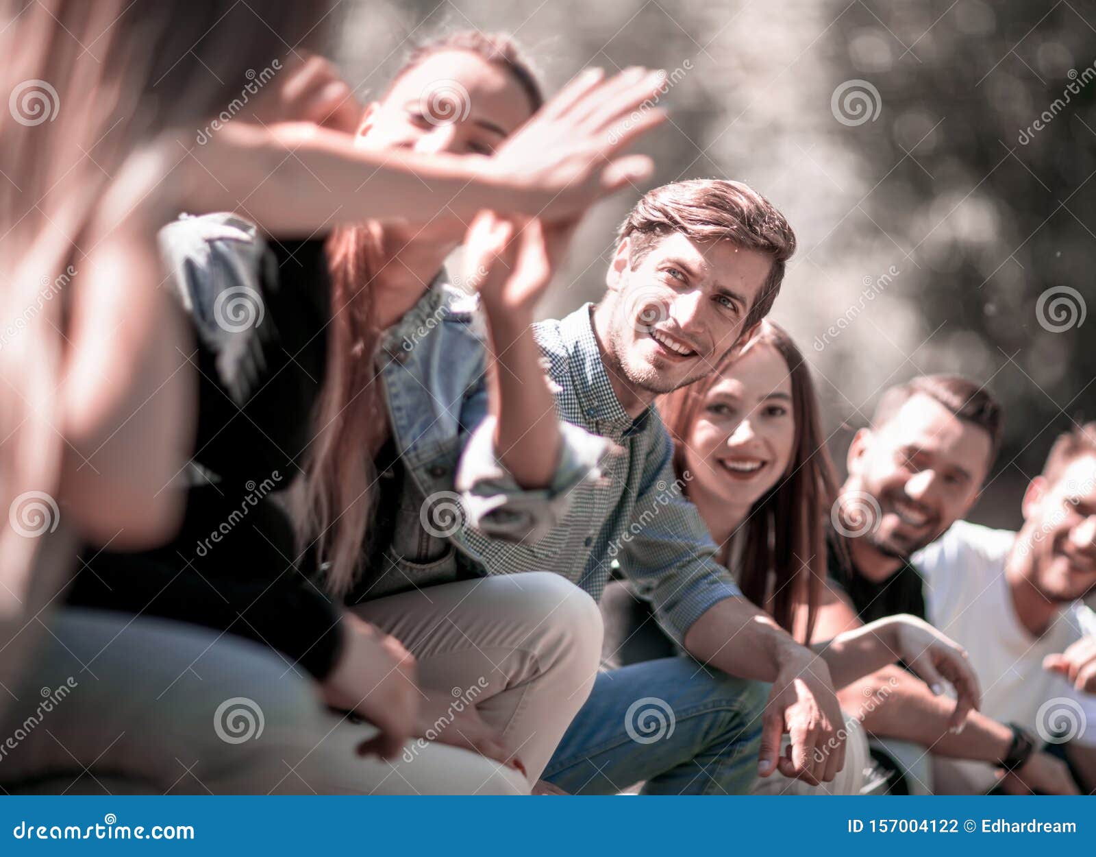 Good Friends Giving Each Other a High Five Stock Photo - Image of ...
