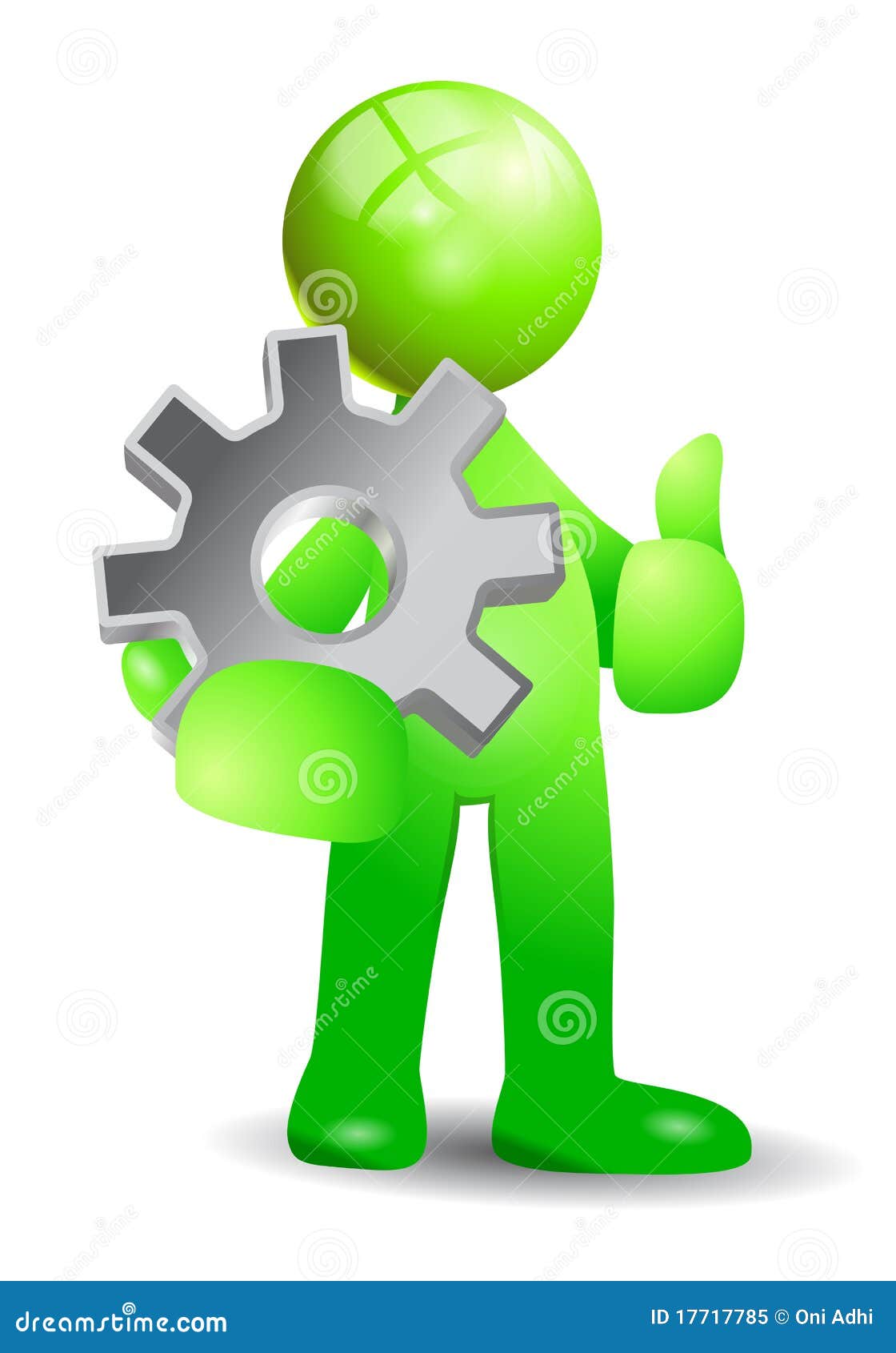 Good gear stock illustration. Illustration of human, involved - 17717785