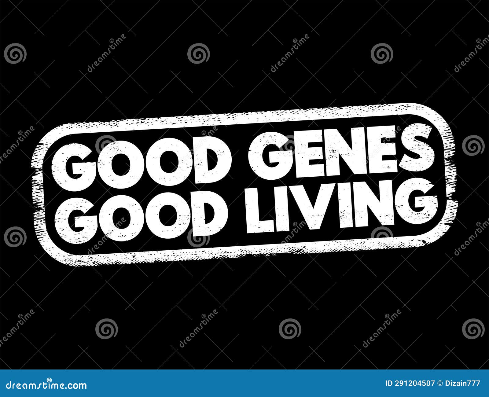 Good Genes Eating Living Long Life Health Venn Diagram 3d Illustration ...