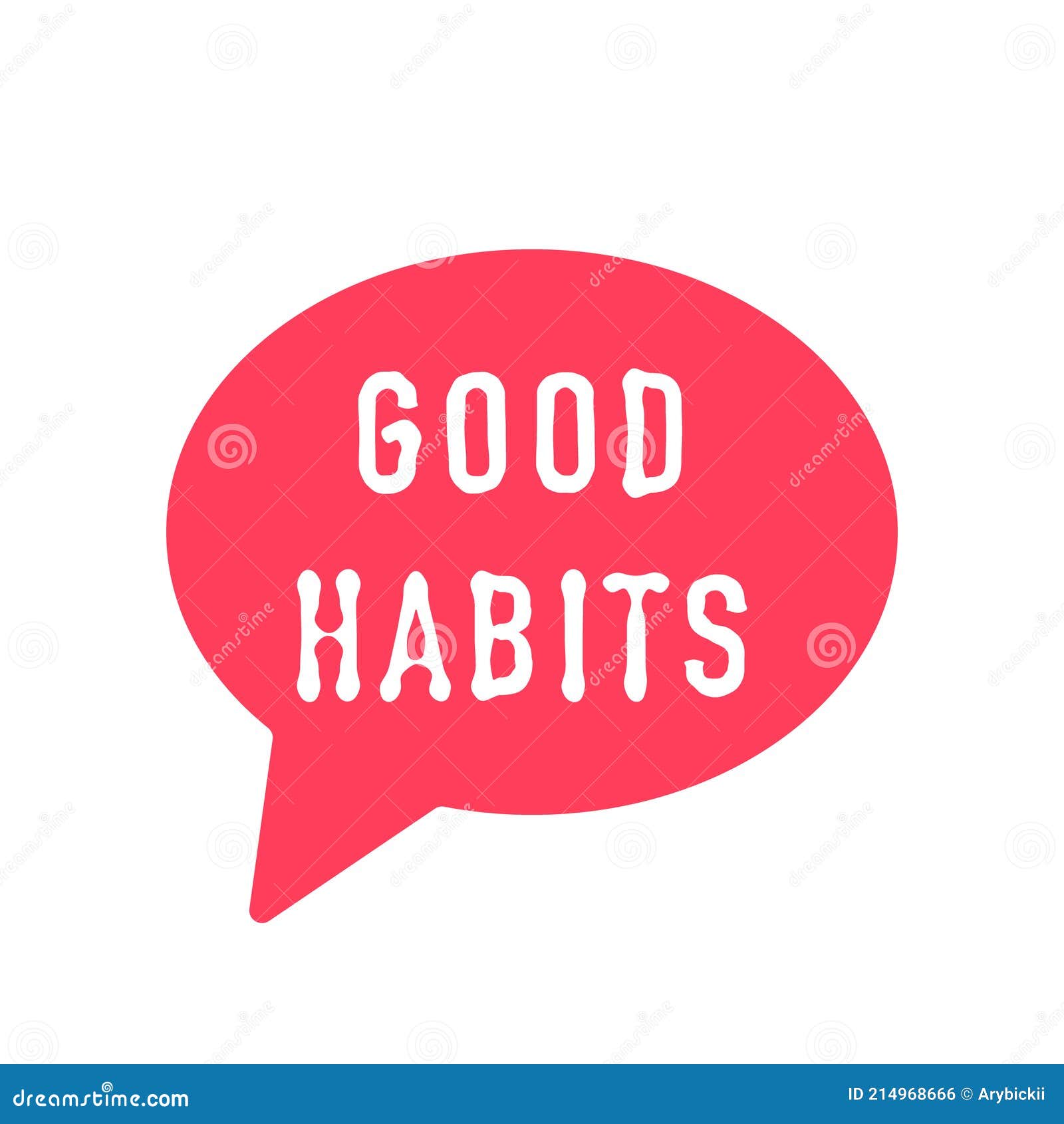 Good habits. Vector icon stock vector. Illustration of development ...