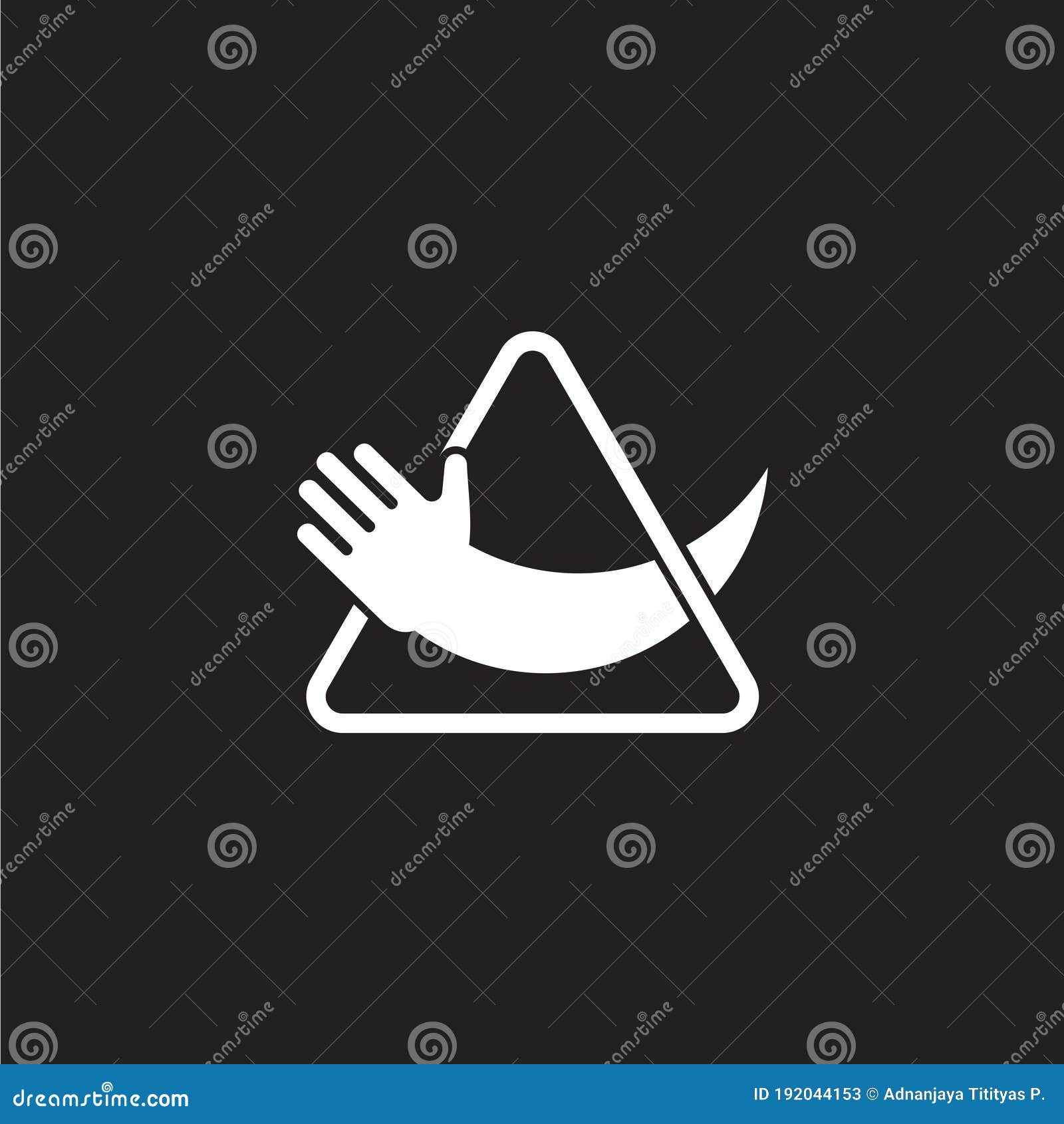 Good Hand Service with Smile Symbol Logo Vector Stock Illustration ...