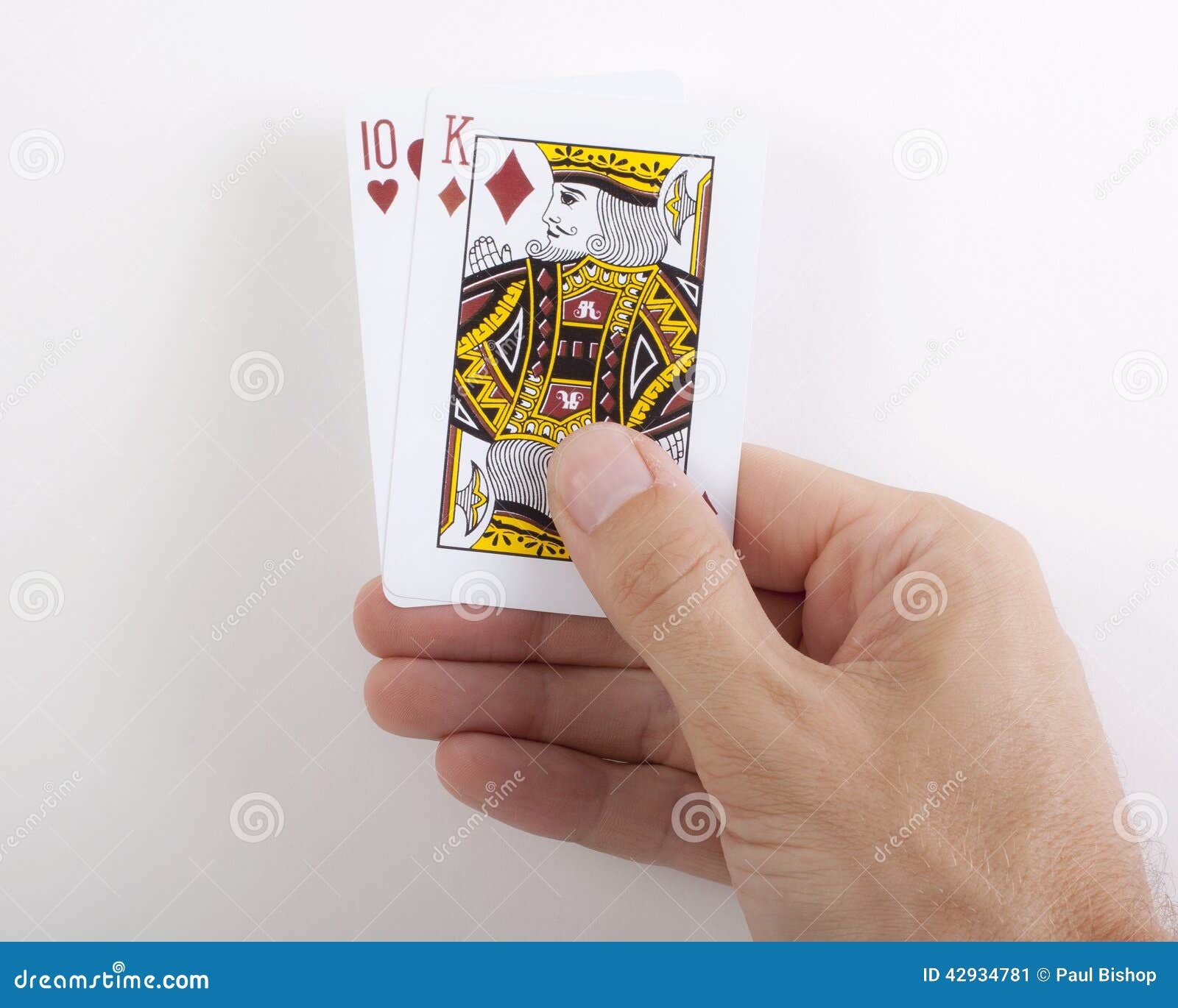 A good hand stock image. Image of diamonds, hand, playing - 42934781