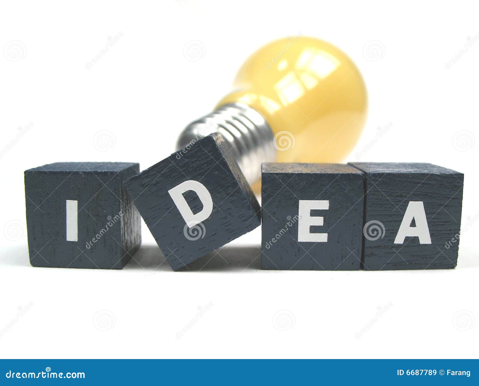 Good idea stock image. Image of good, plan, spelled, bulb - 6687789