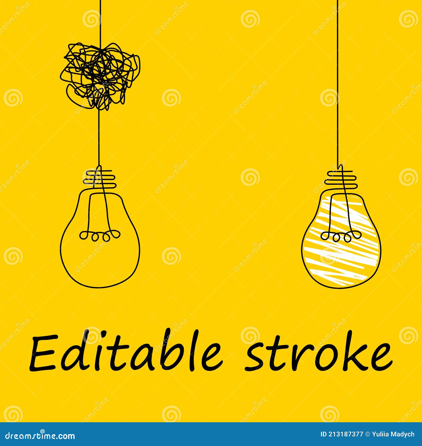 Good Idea. Banner Light Bulb Idea Concept, Creative Concept Light Bulb ...