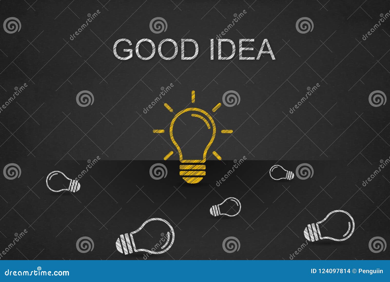 Good Idea. Innovative Idea Concept, Solution and Communication B Stock ...