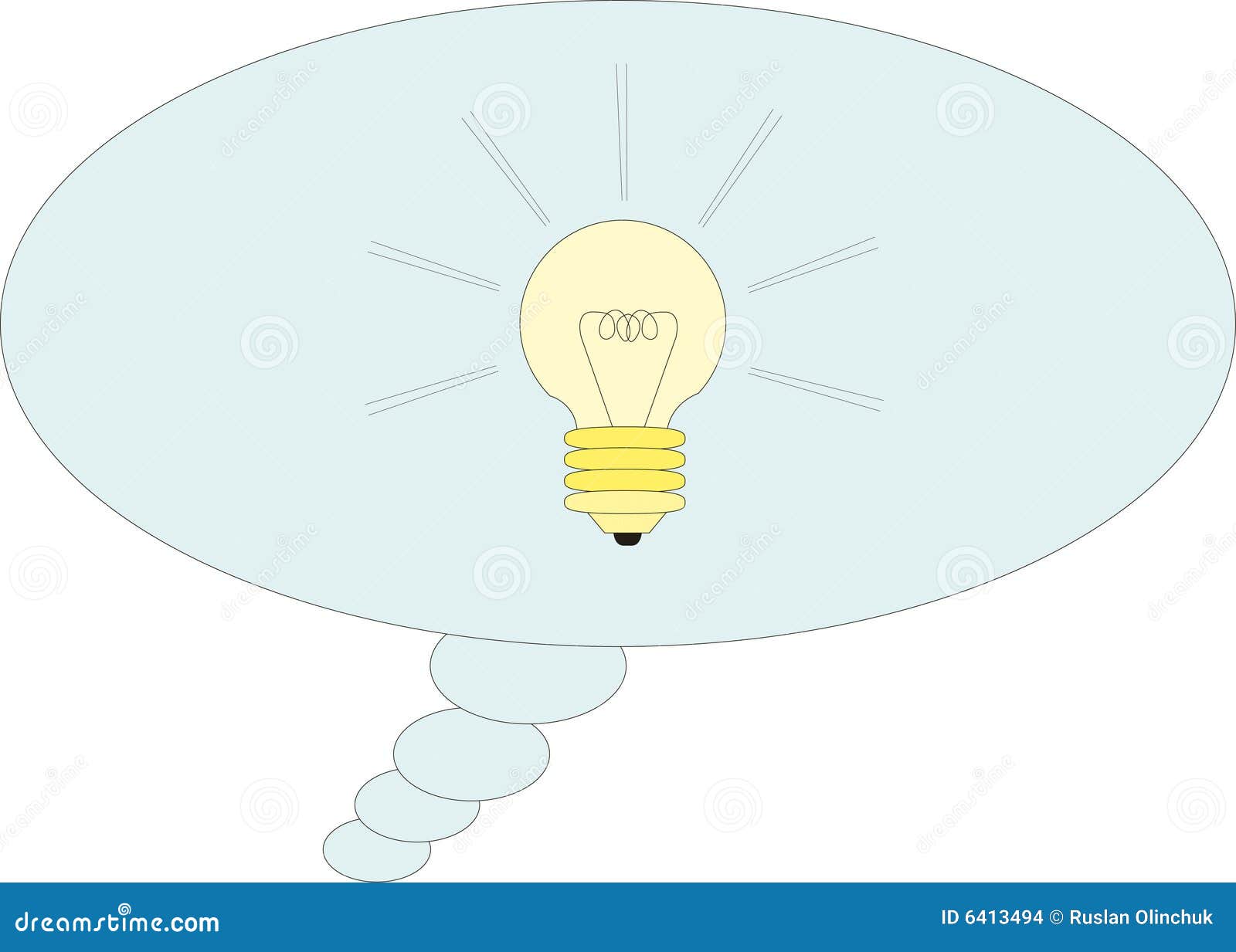 Good idea. Lamp stock vector. Illustration of black, design - 6413494