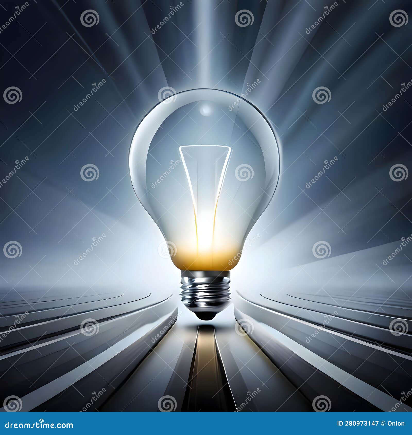 Lightbulb Moment - Ai Generated Image Stock Illustration - Illustration ...