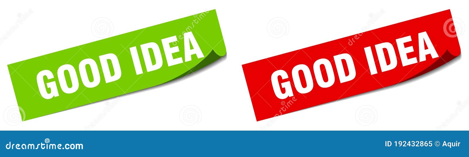 Good Idea Sticker. Good Idea Sign Set Stock Vector - Illustration of ...