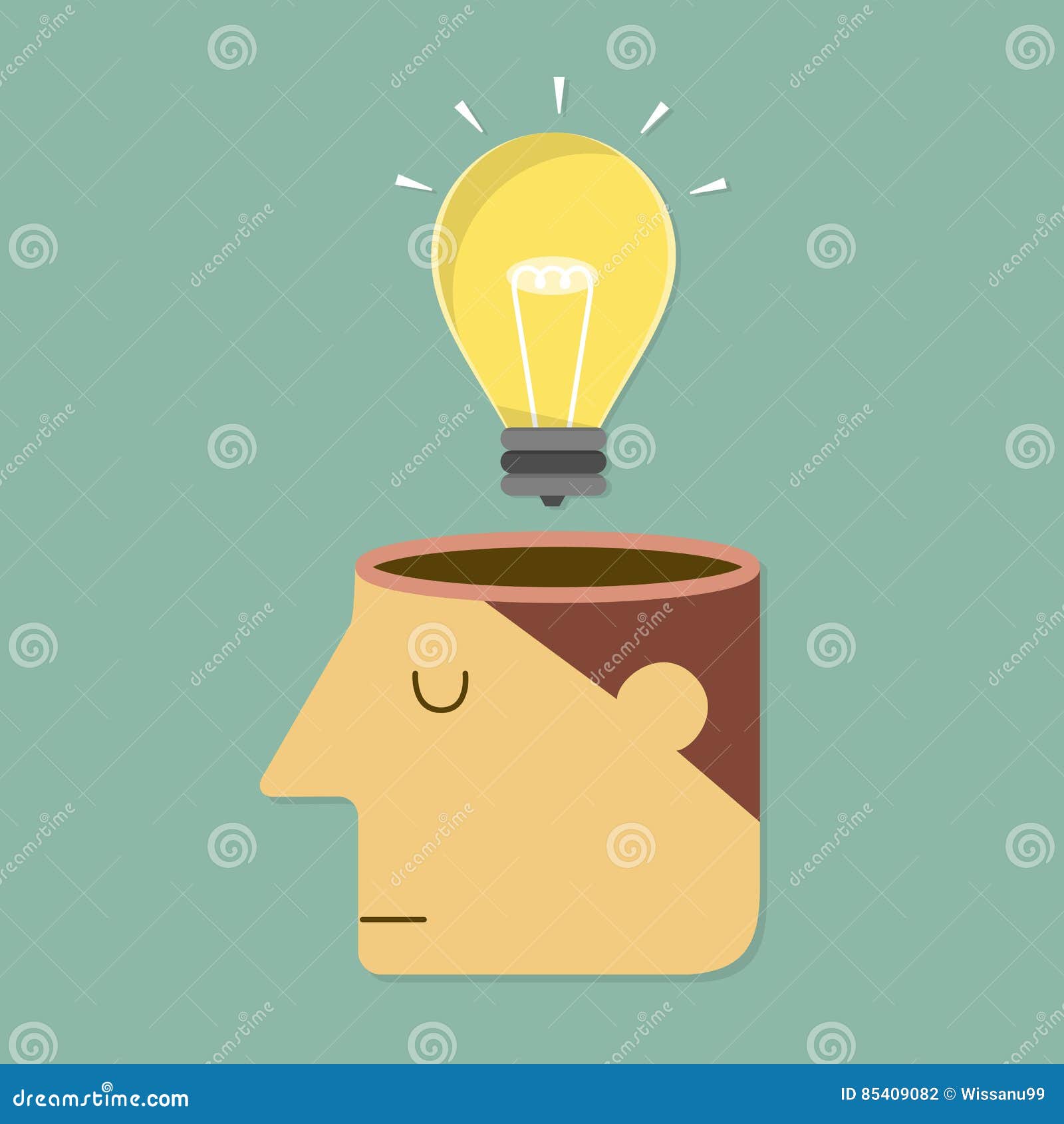 Good Idea To Success Concept. Stock Vector - Illustration of ...