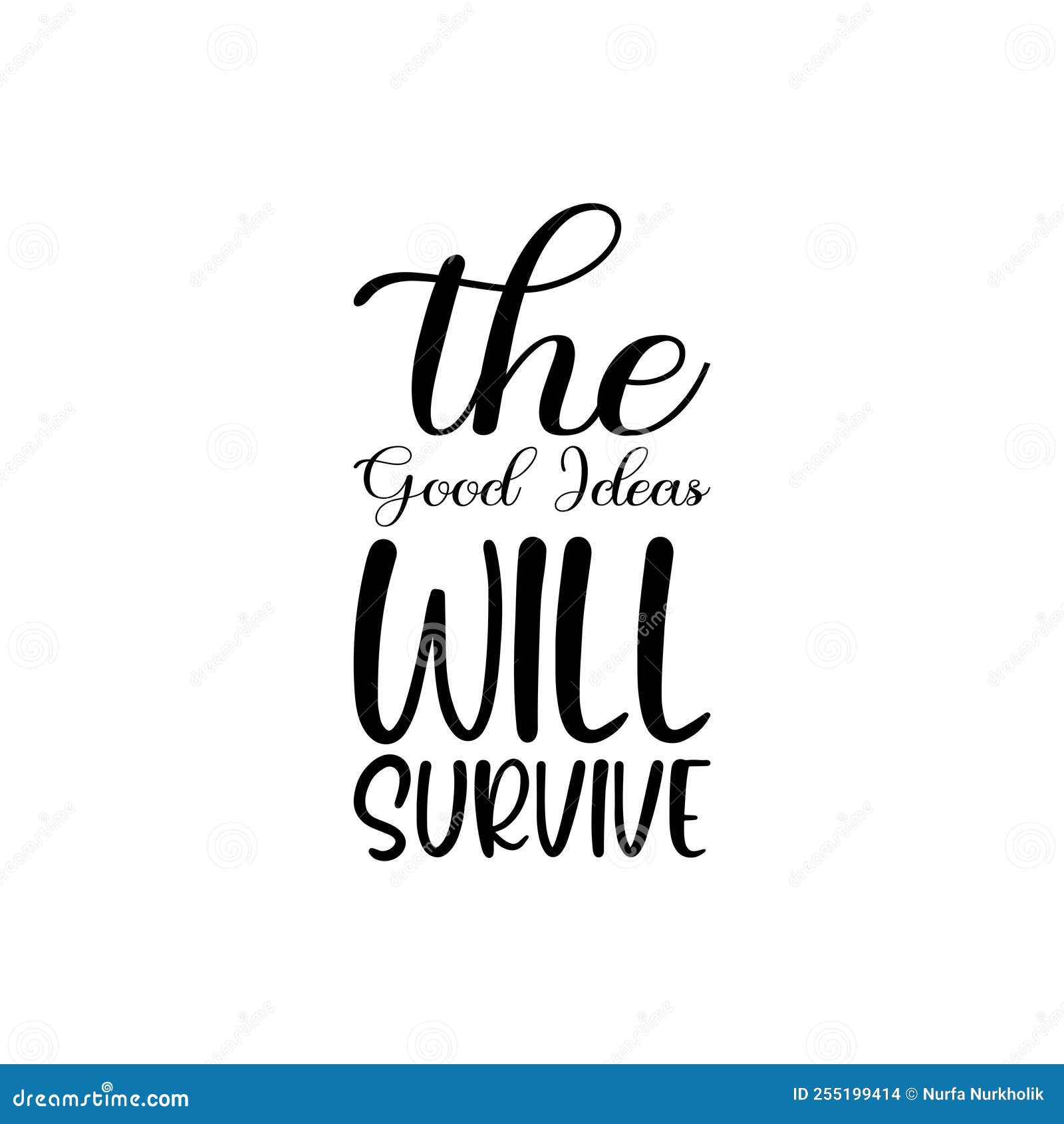I Will Survive Hand Drawn Vector Illustration In Cartoon Style. Strong ...