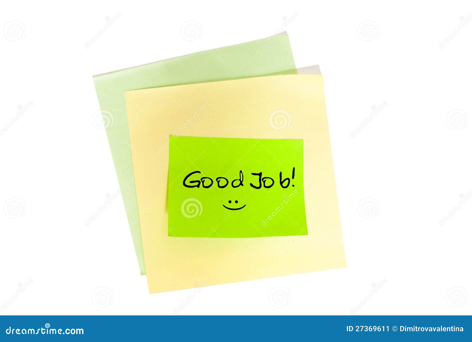 Good Job stock image. Image of adhesive, closeup, remember - 27369611