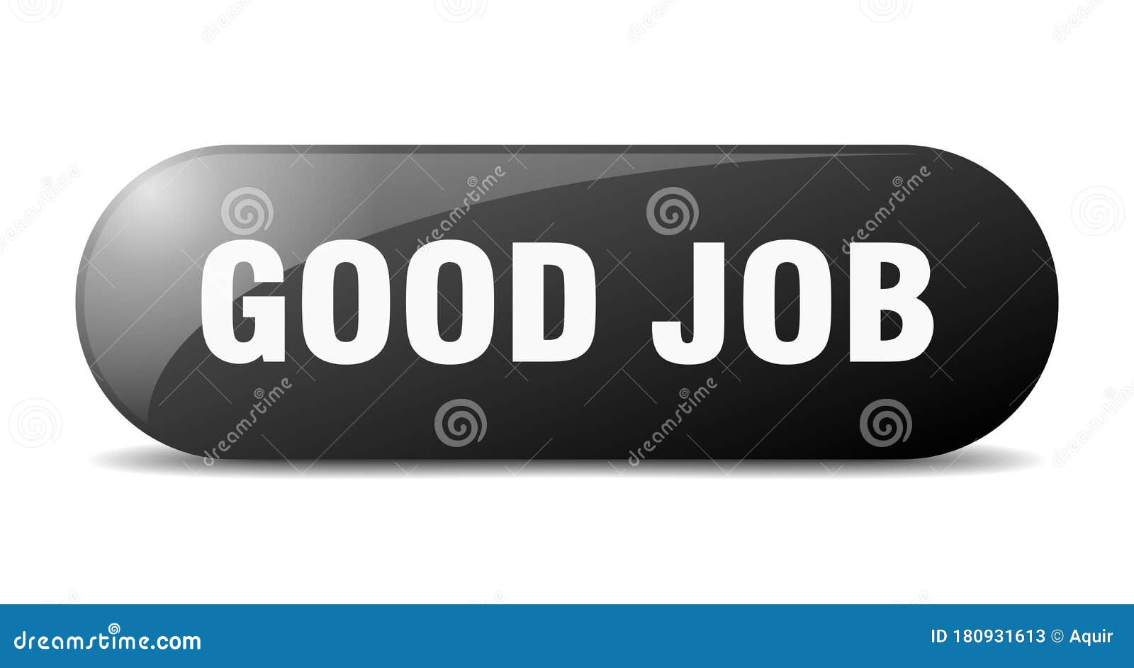 Good Job Button. Good Job Sign. Key. Push Button Stock Vector ...