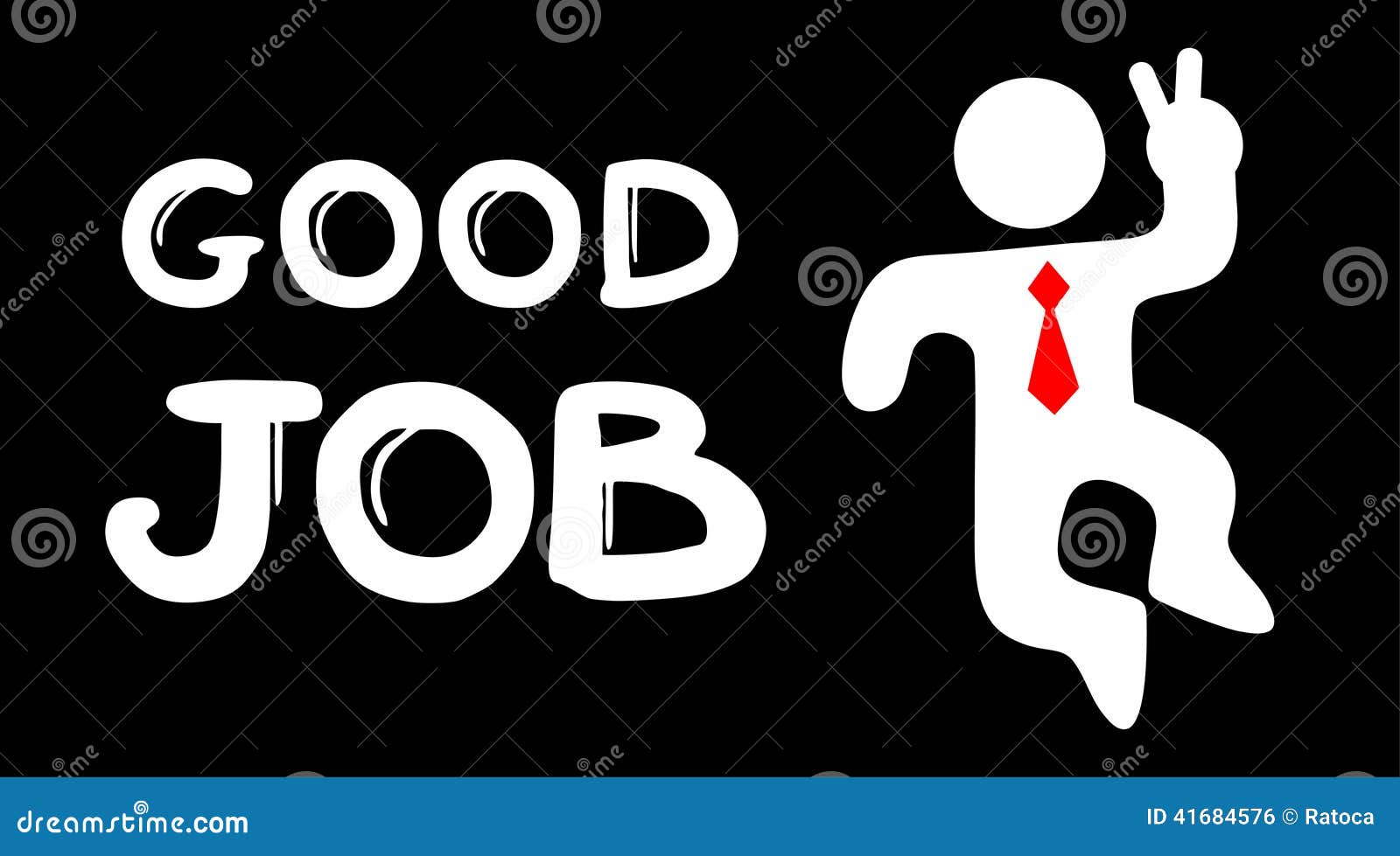 Good job stock vector. Illustration of character, produce - 41684576