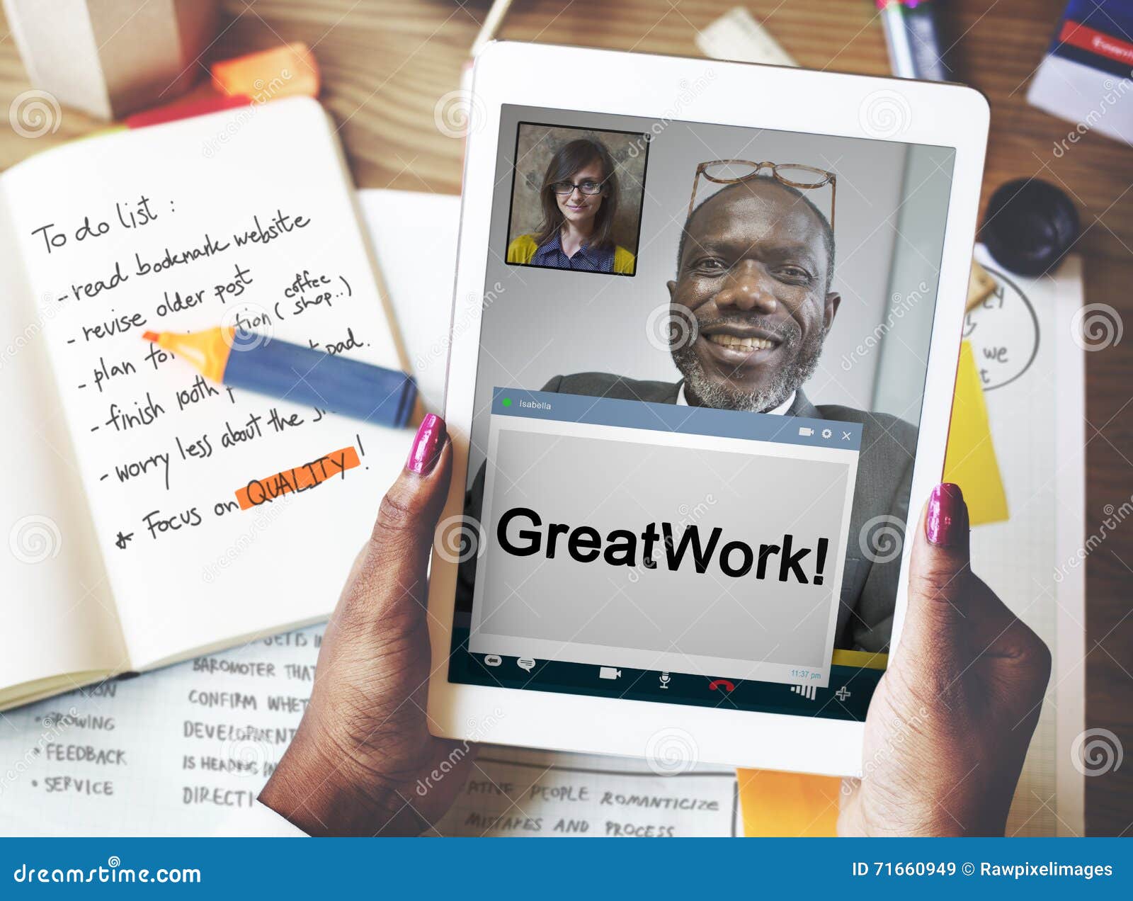 Good Job Great Work Perfect Success Victory Concept Stock Image - Image ...