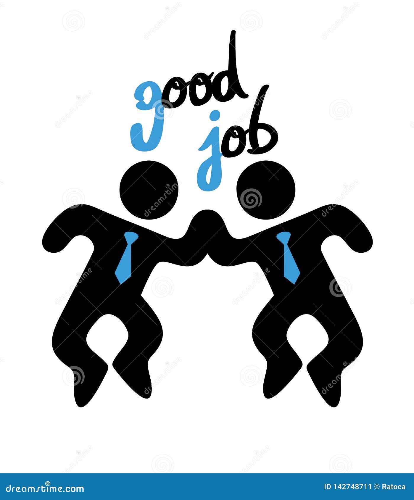 Good job icon stock vector. Illustration of child, businessman - 142748711