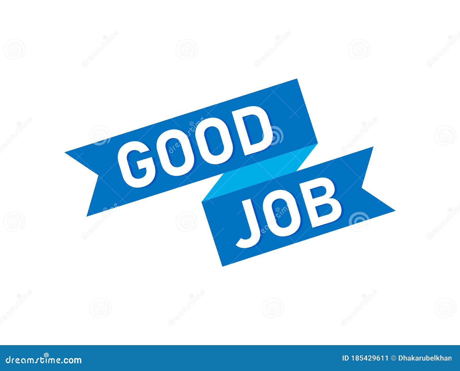 Good Job Image Logo, Good Job Vector Image Stock Vector - Illustration ...