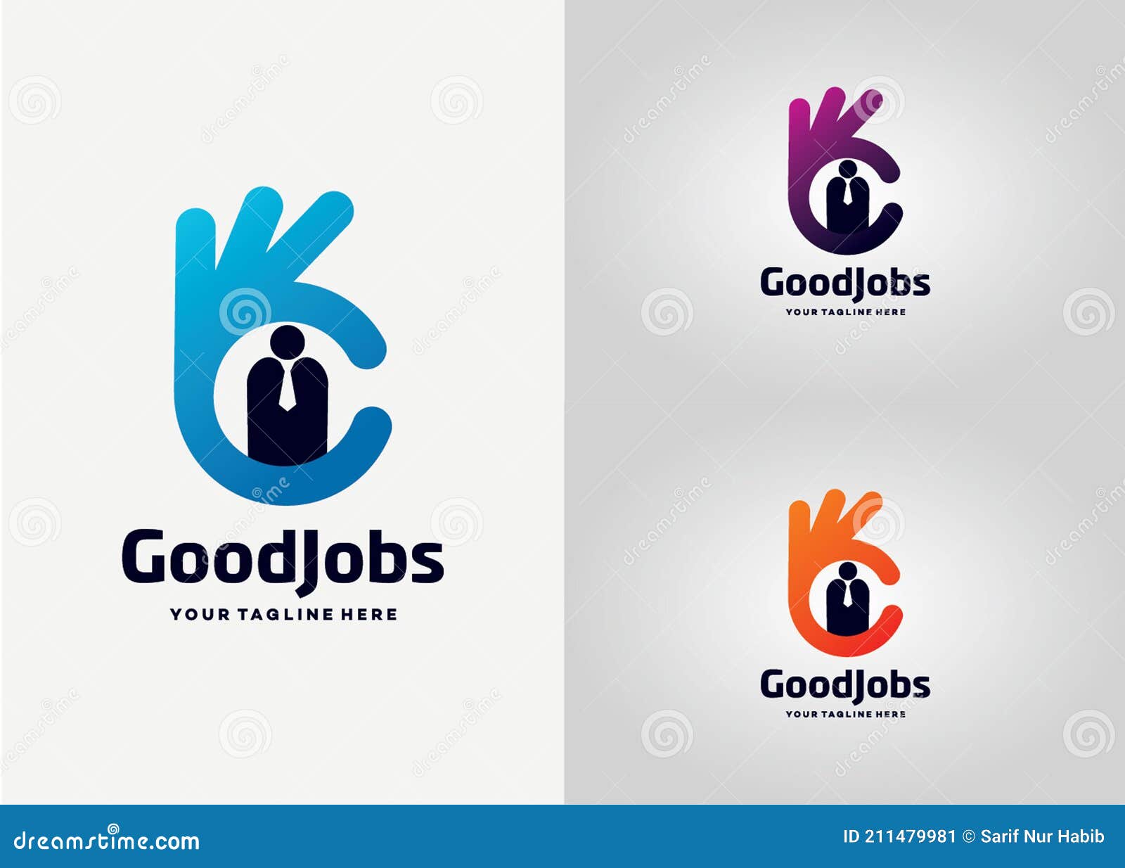 Good Job Logo Design Template Stock Vector - Illustration of friendship ... Good Job Logo Design Template Stock Vector - Illustration of friendship ...