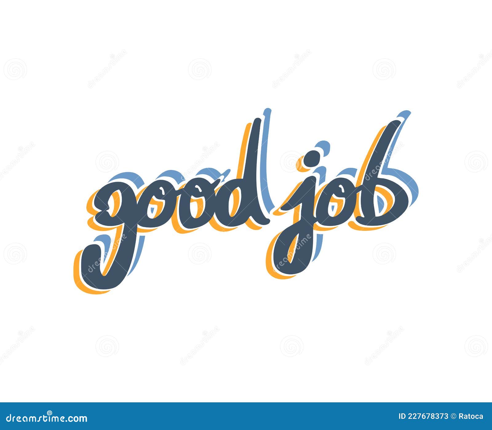 Good job symbol stock vector. Illustration of vector - 227678373