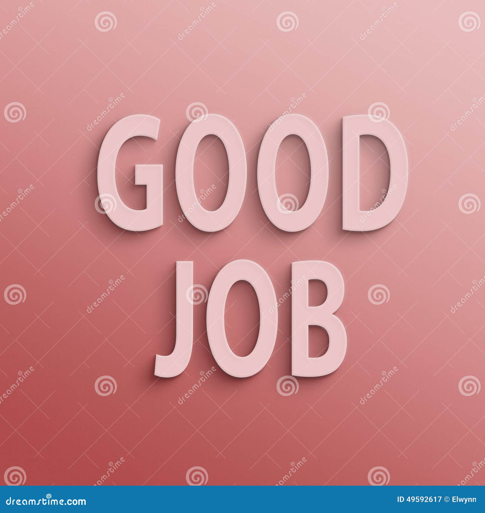 Good job stock illustration. Illustration of present - 49592617