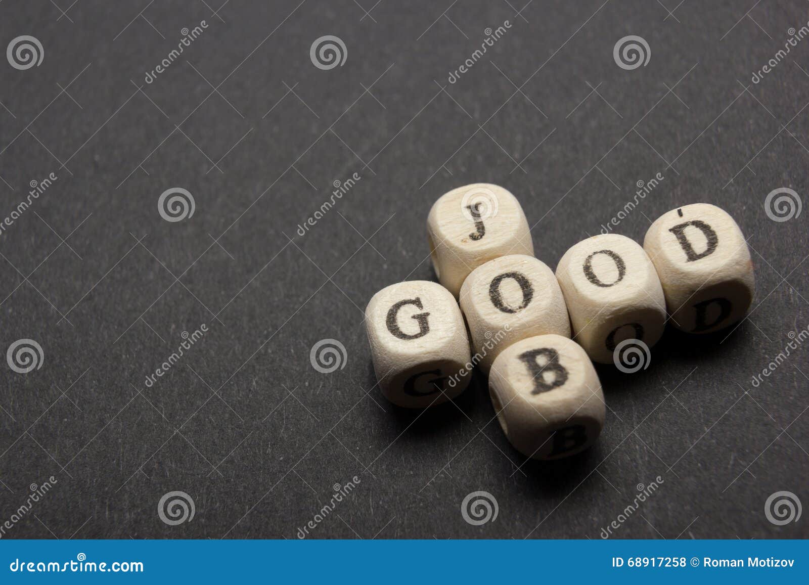 GOOD JOB Text on a Wooden Cubes Stock Photo - Image of abstract ...