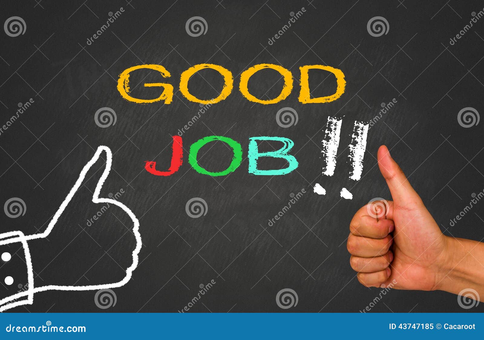 Good job stock image. Image of appraise, thumb, praise - 43747185