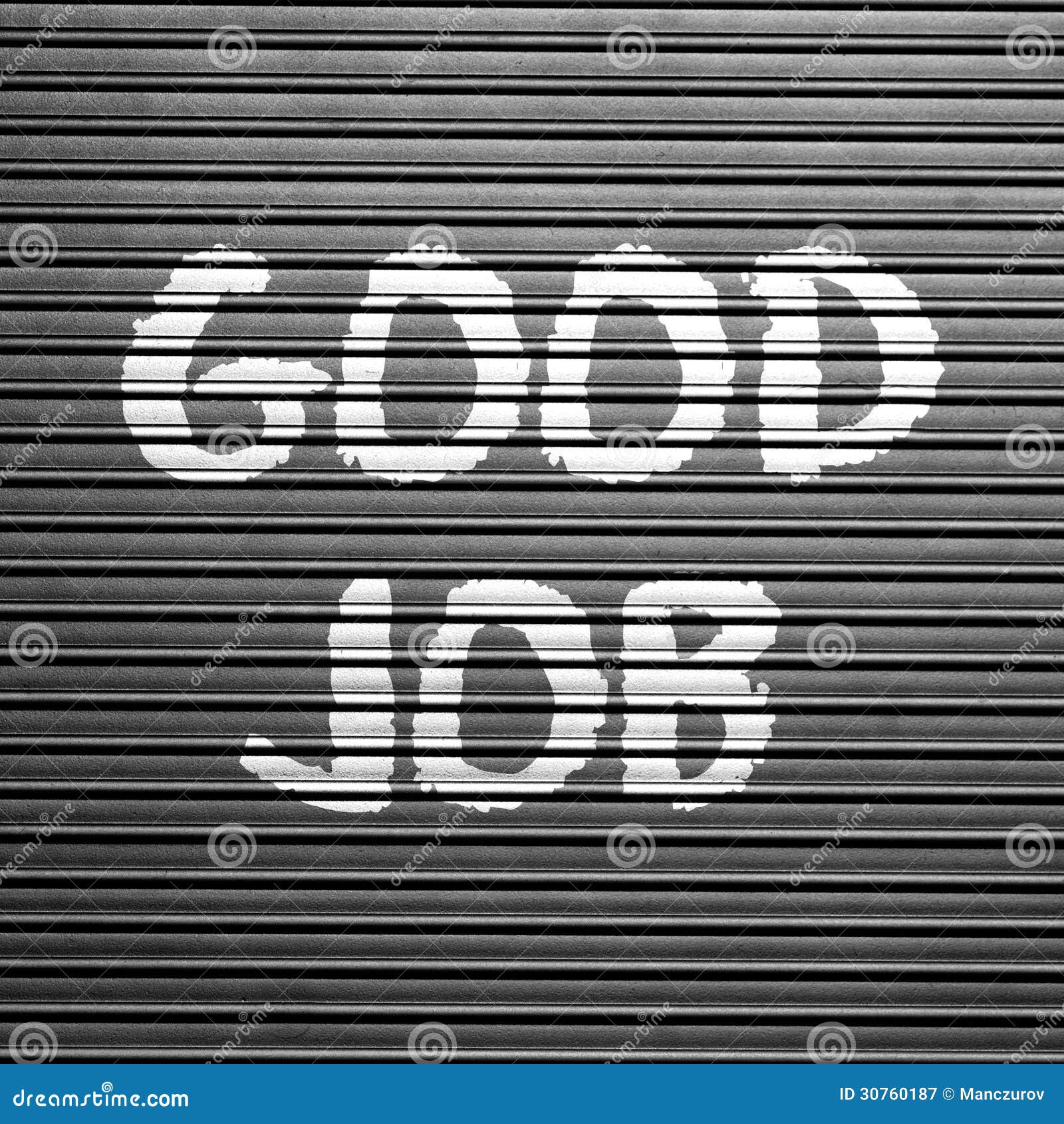 Good Job Words On Metal Background Royalty-Free Stock Photography ...