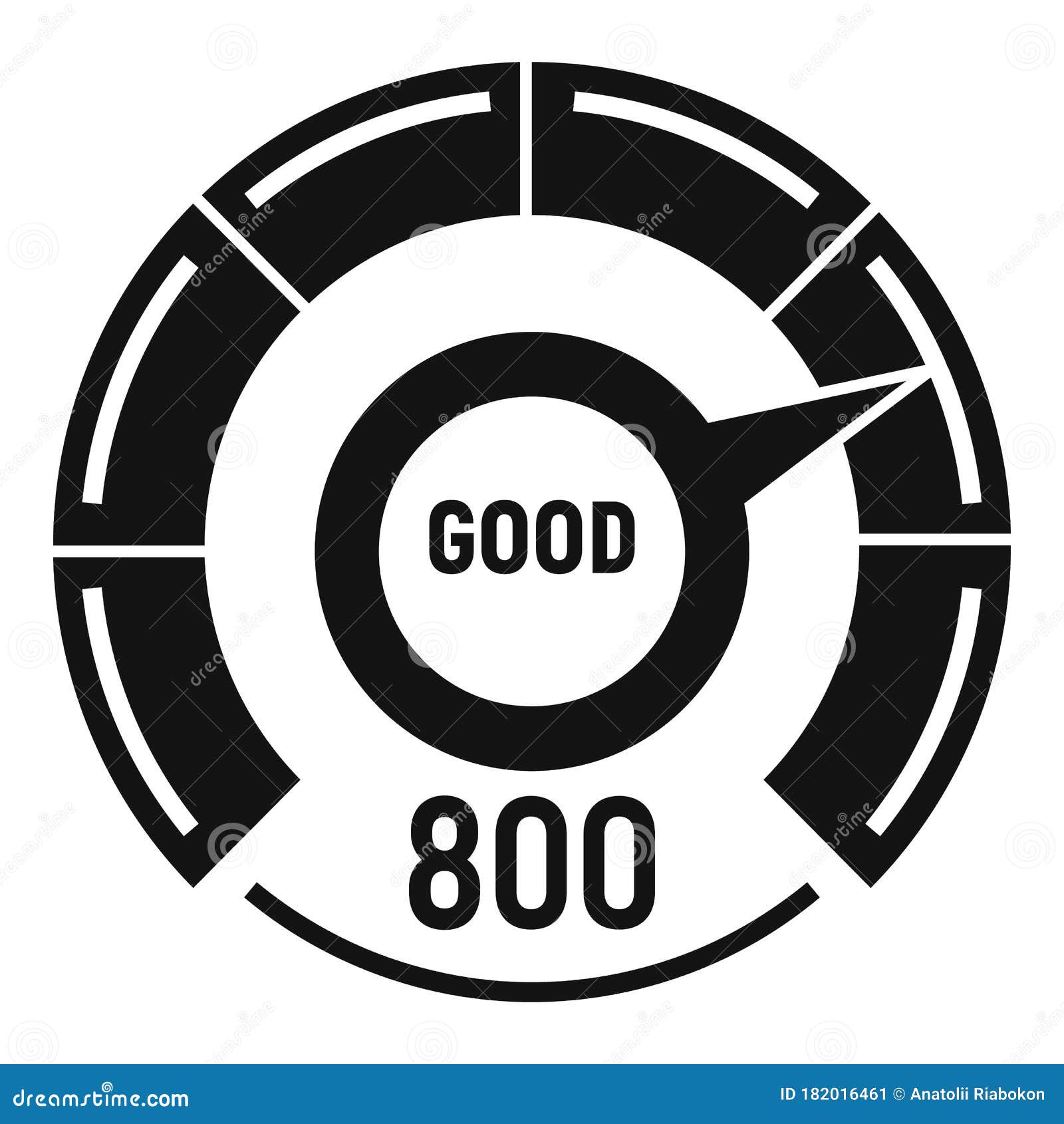 Good Level Scale Icon, Simple Style Stock Vector - Illustration of ...