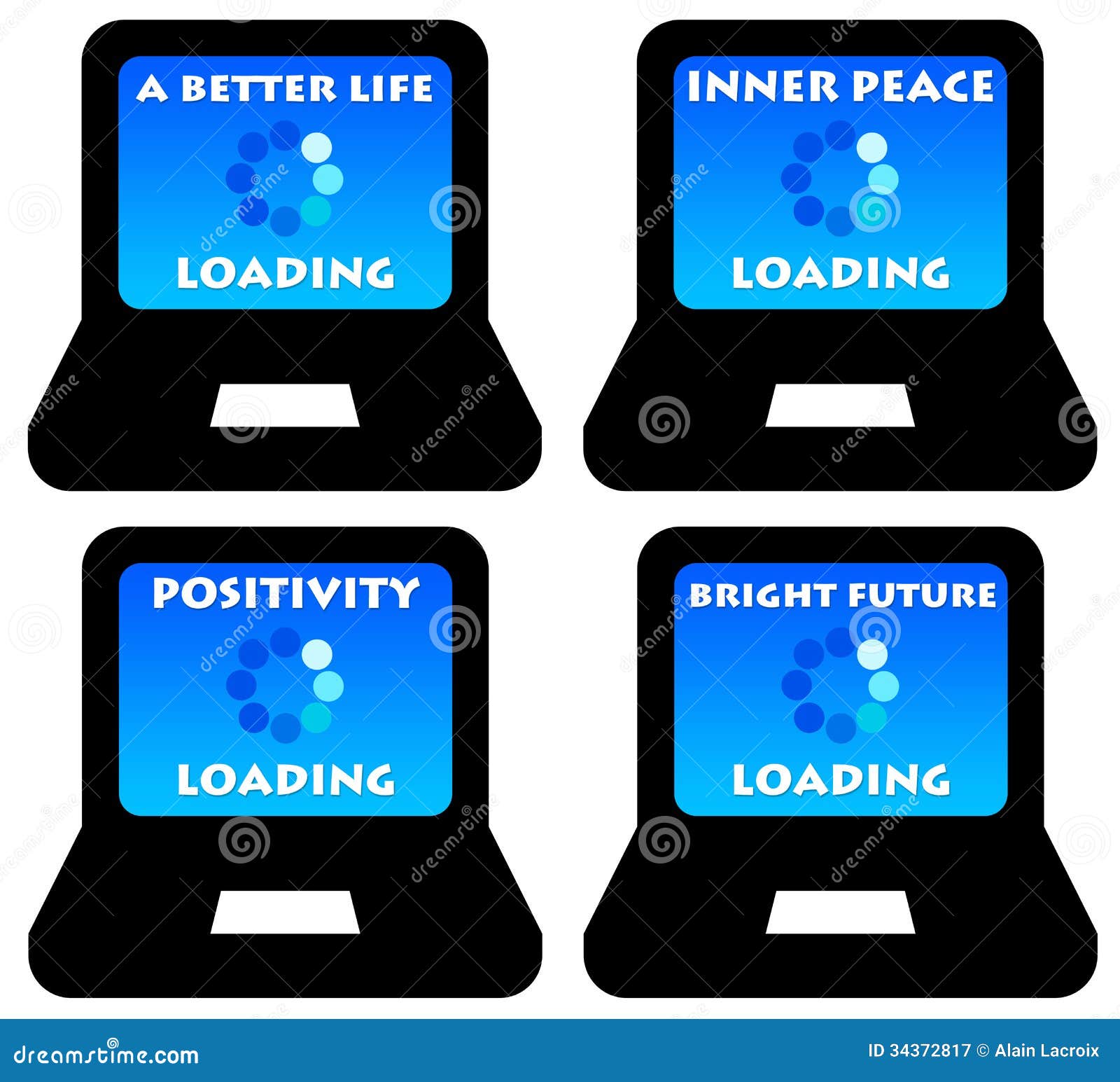 Good life stock illustration. Illustration of doubts - 34372817