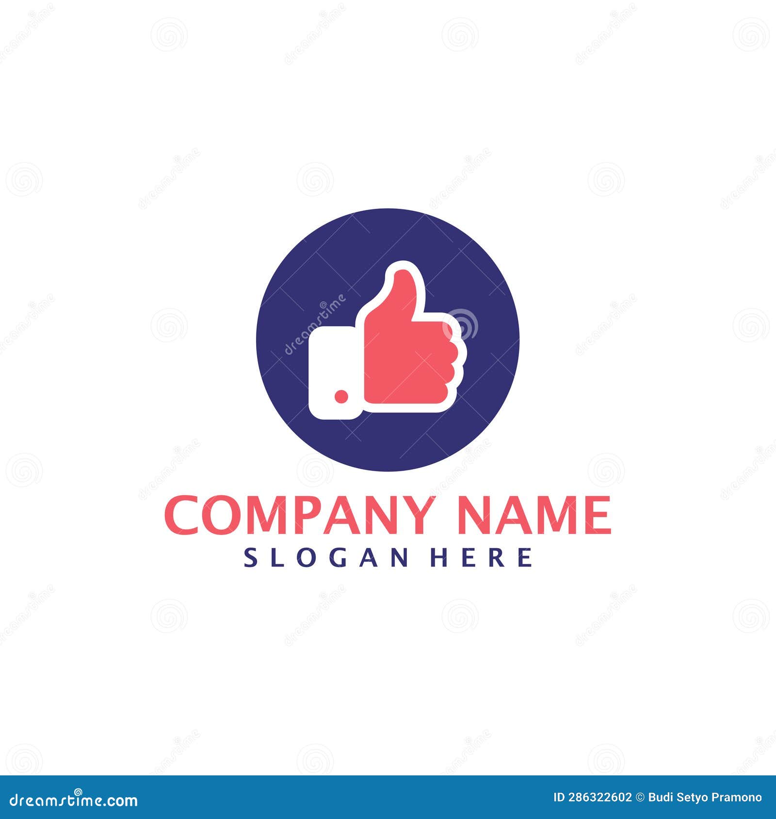 Good Logo Design Vector. Like Logo Design Template Concept Stock Vector ...