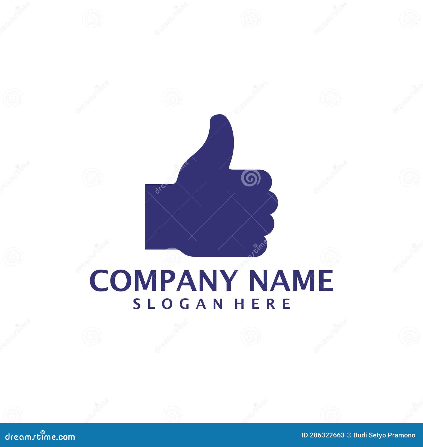 Good Logo Design Vector. Like Logo Design Template Concept Stock Vector ...