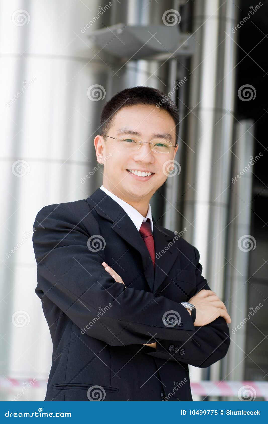 Good Looking Asian Business Man Stock Image - Image of colleague ...