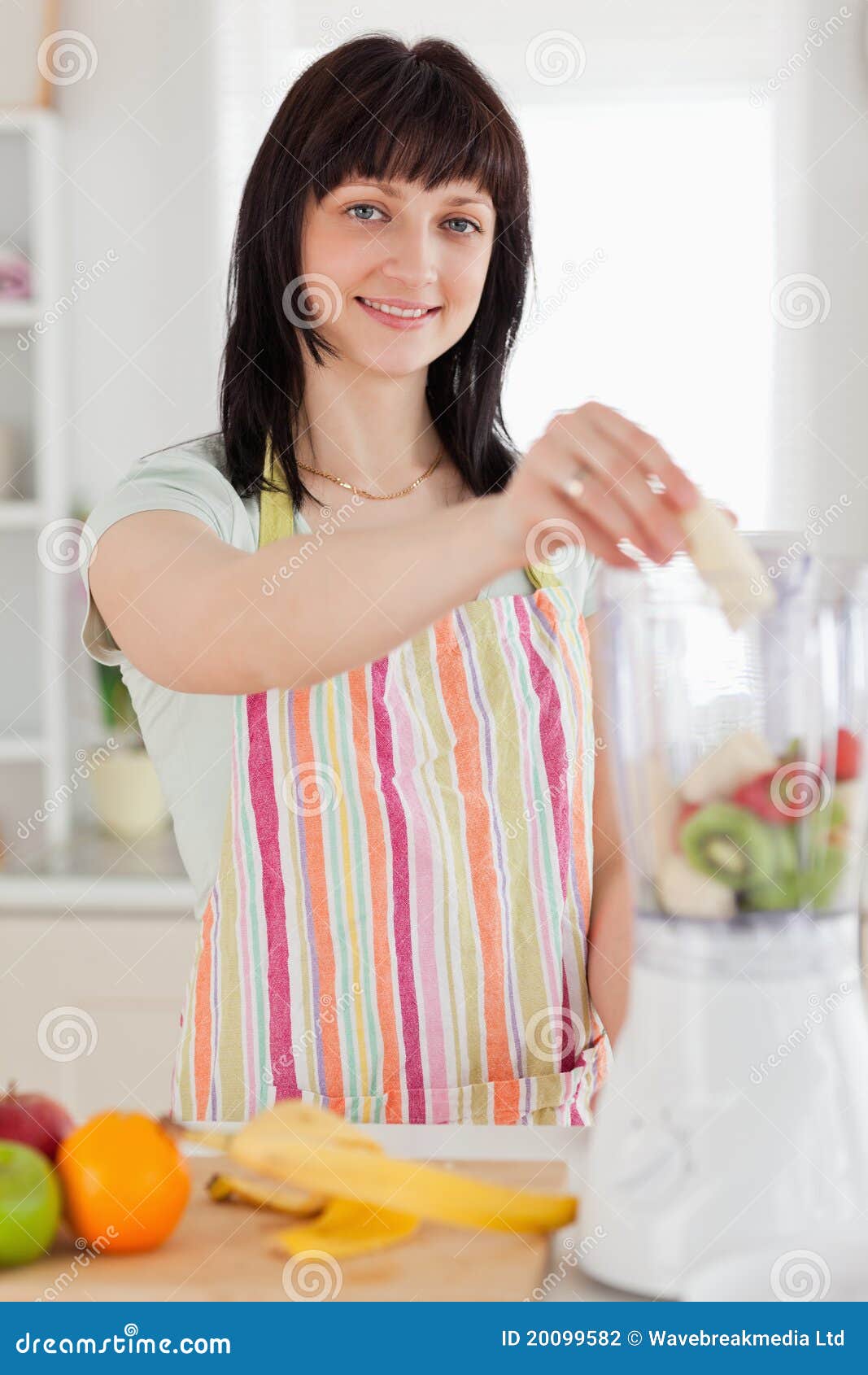 Good Looking Brunette Woman Stock Photo - Image of cooking, beautiful ... Good Looking Brunette Woman Stock Photo - Image of cooking, beautiful ...