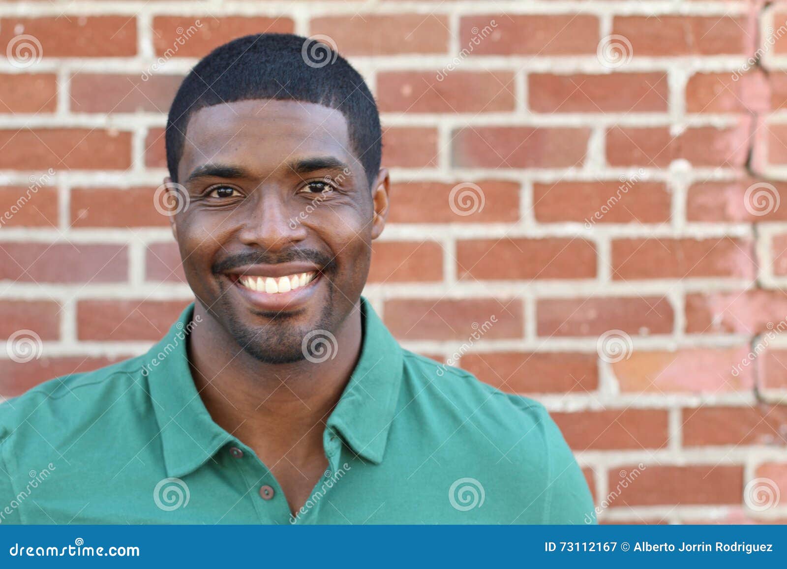 Good Looking Cheerful Manager Smiling with Copy Space Stock Image ...