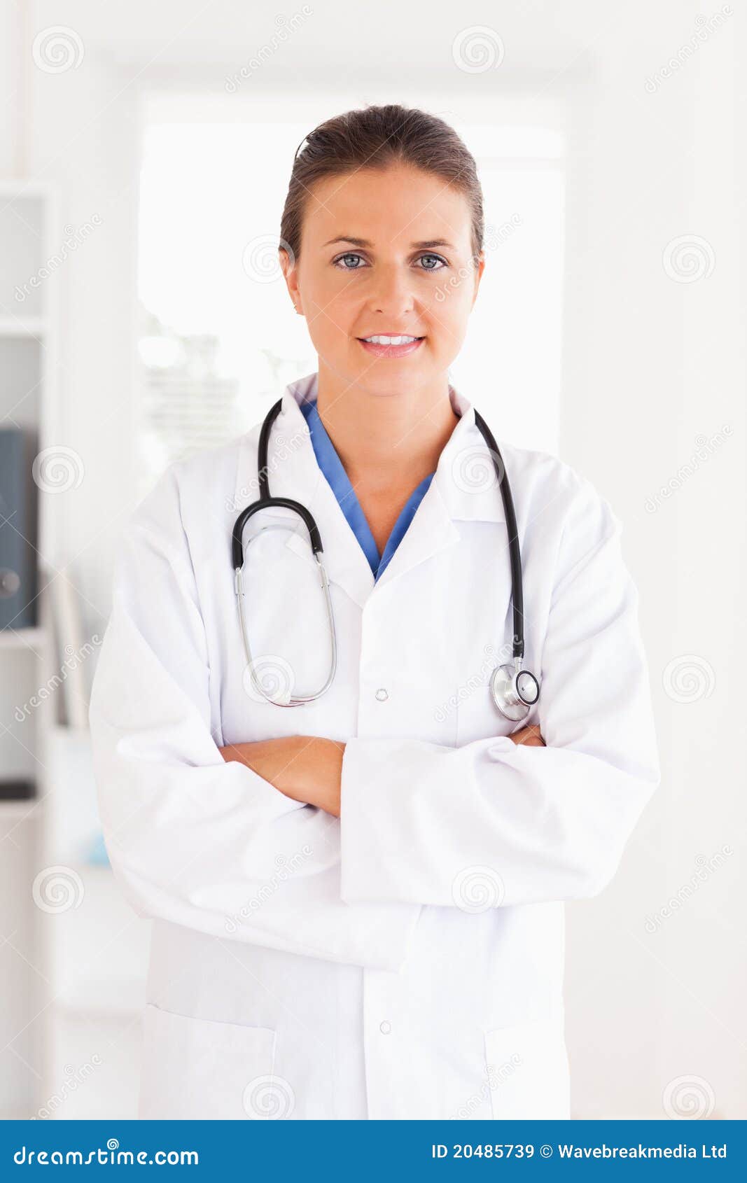 Good Looking Doctor Looking into the Camera Stock Image - Image of ...