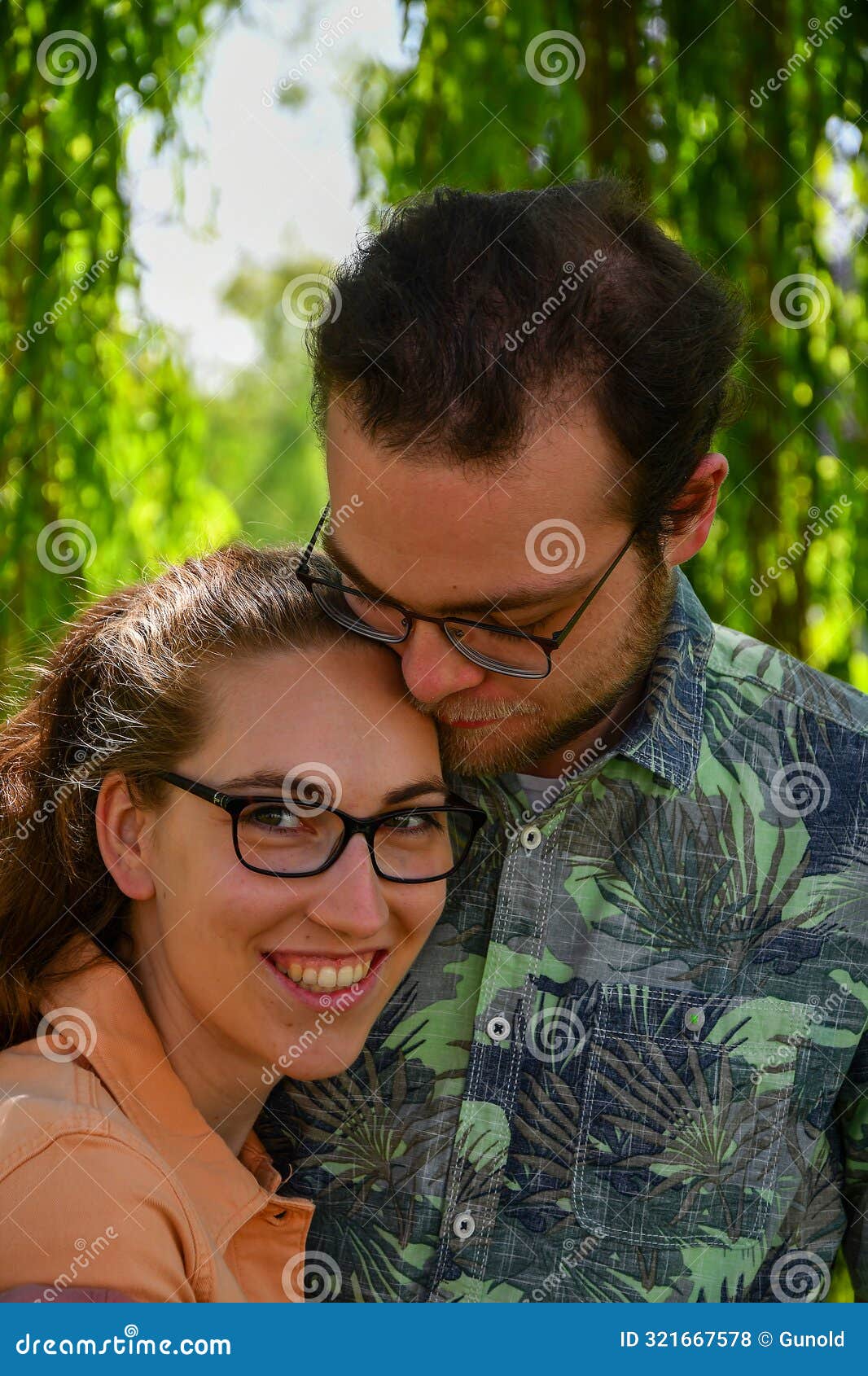 Good Looking Loving Couple Outside in the Park Stock Photo - Image of ...
