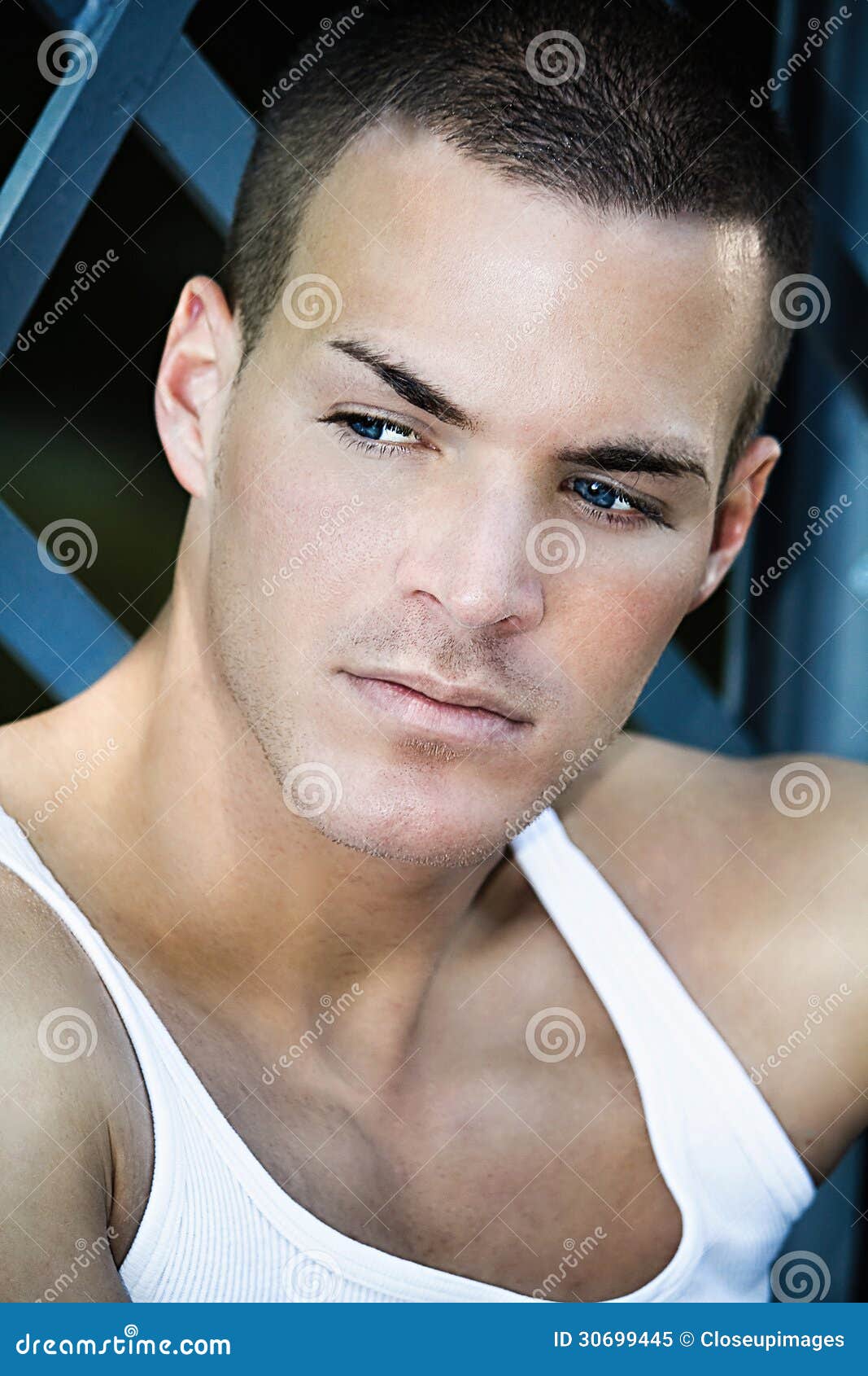 Good looking man outdoor stock image. Image of freshness - 30699445