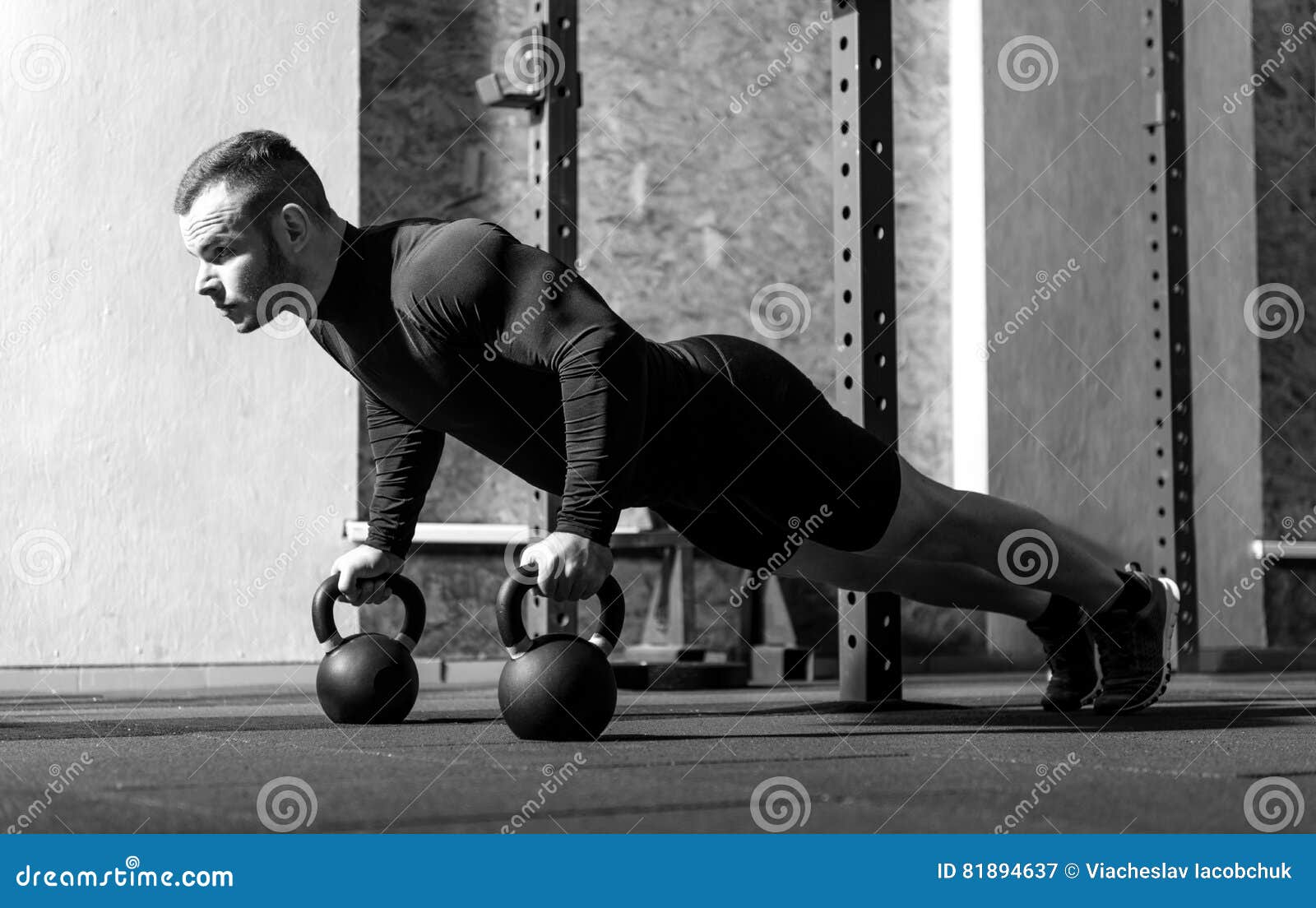 Good Looking Professional Sportsman Working Out Stock Image - Image of ...