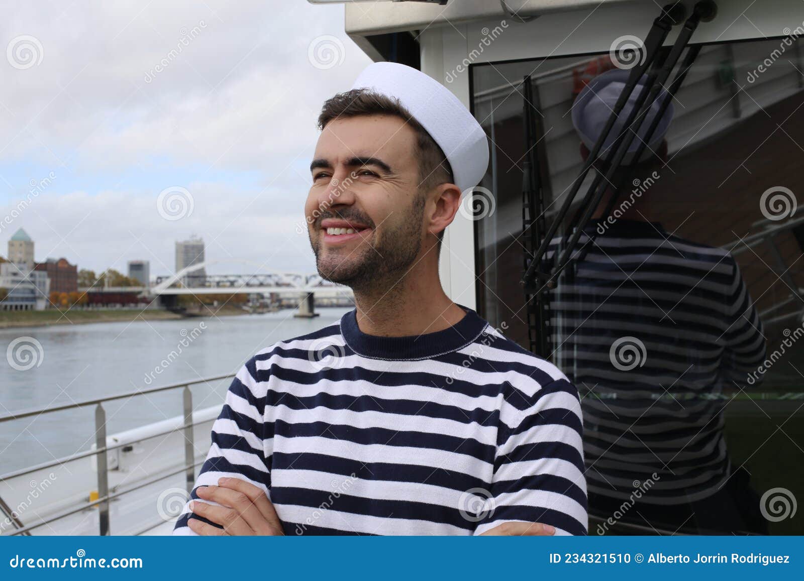Good Looking Seaman in Ship Stock Photo - Image of seaman, cute: 234321510