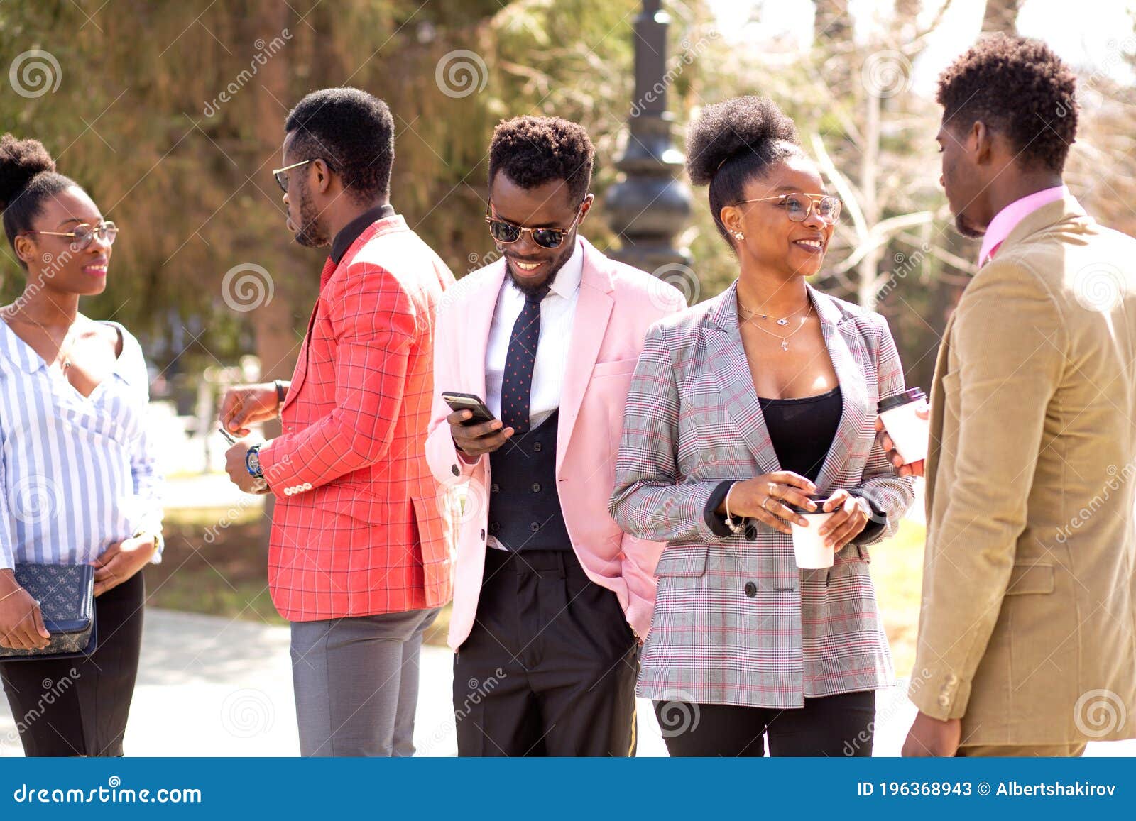 Good Looking Students Has Met after Many Years Stock Image - Image of ...