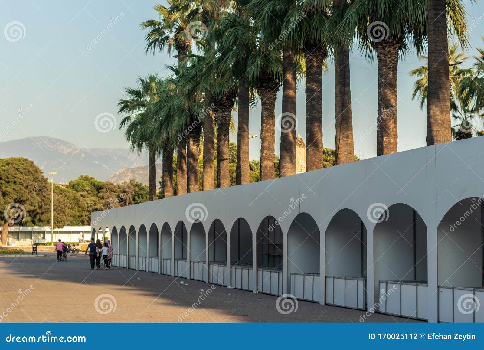 A Good Looking Wide Perspective Shoot from a Empty Bazaar with Skyscape ...