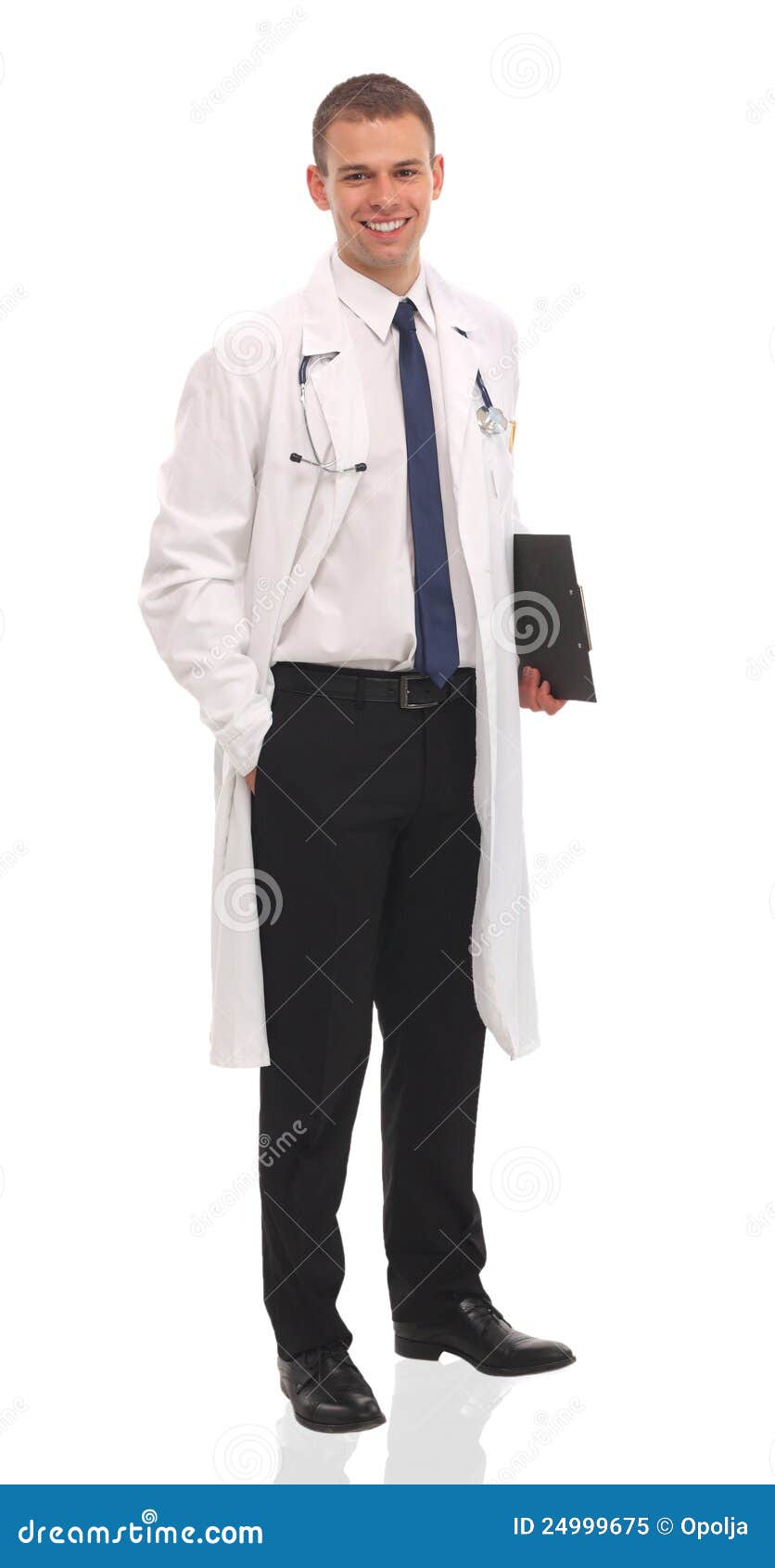 Good looking young doctor stock image. Image of alone - 24999675